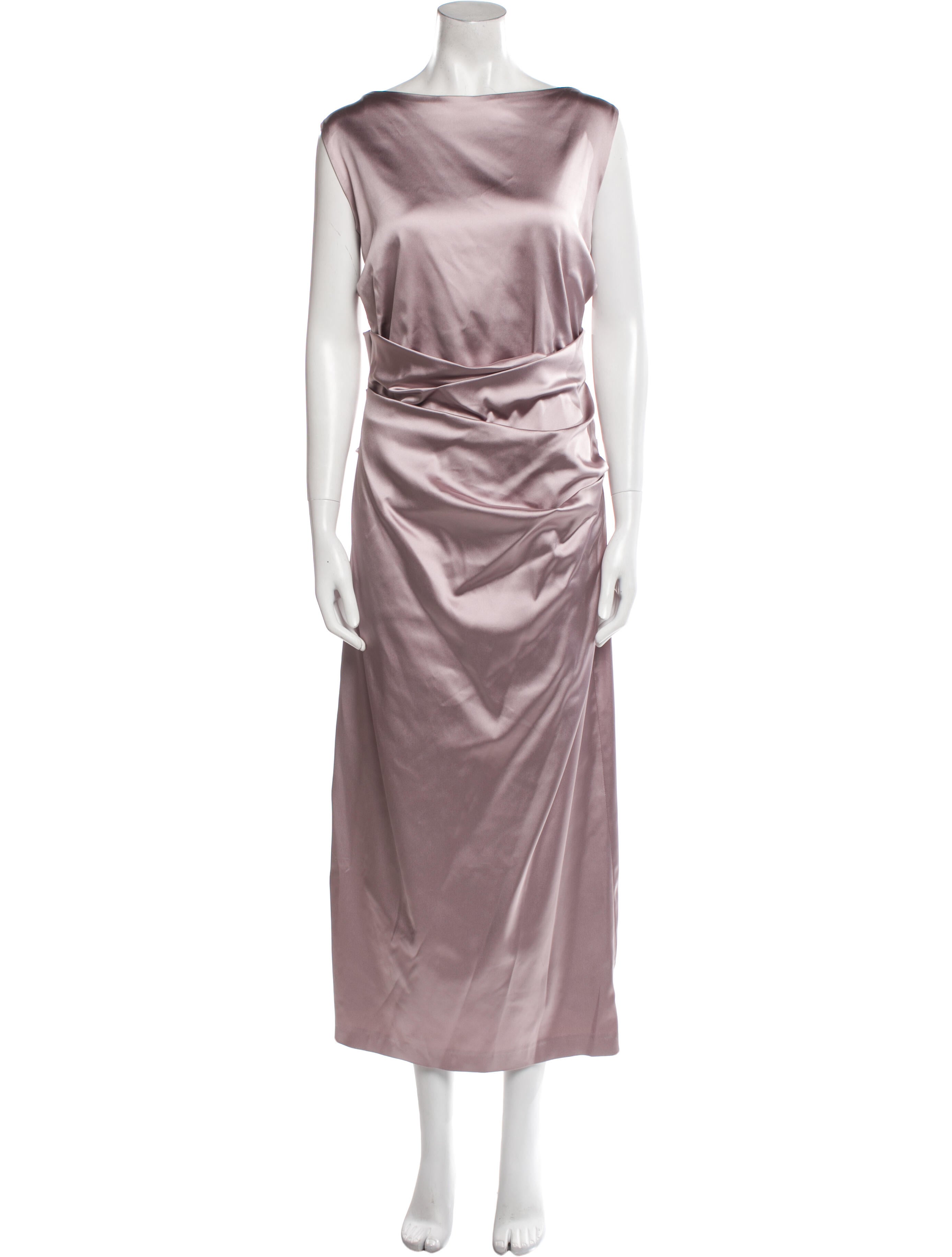 Talbot Runhof Acetate Long Dress w/ Tags - Pink Dresses, Clothing ...