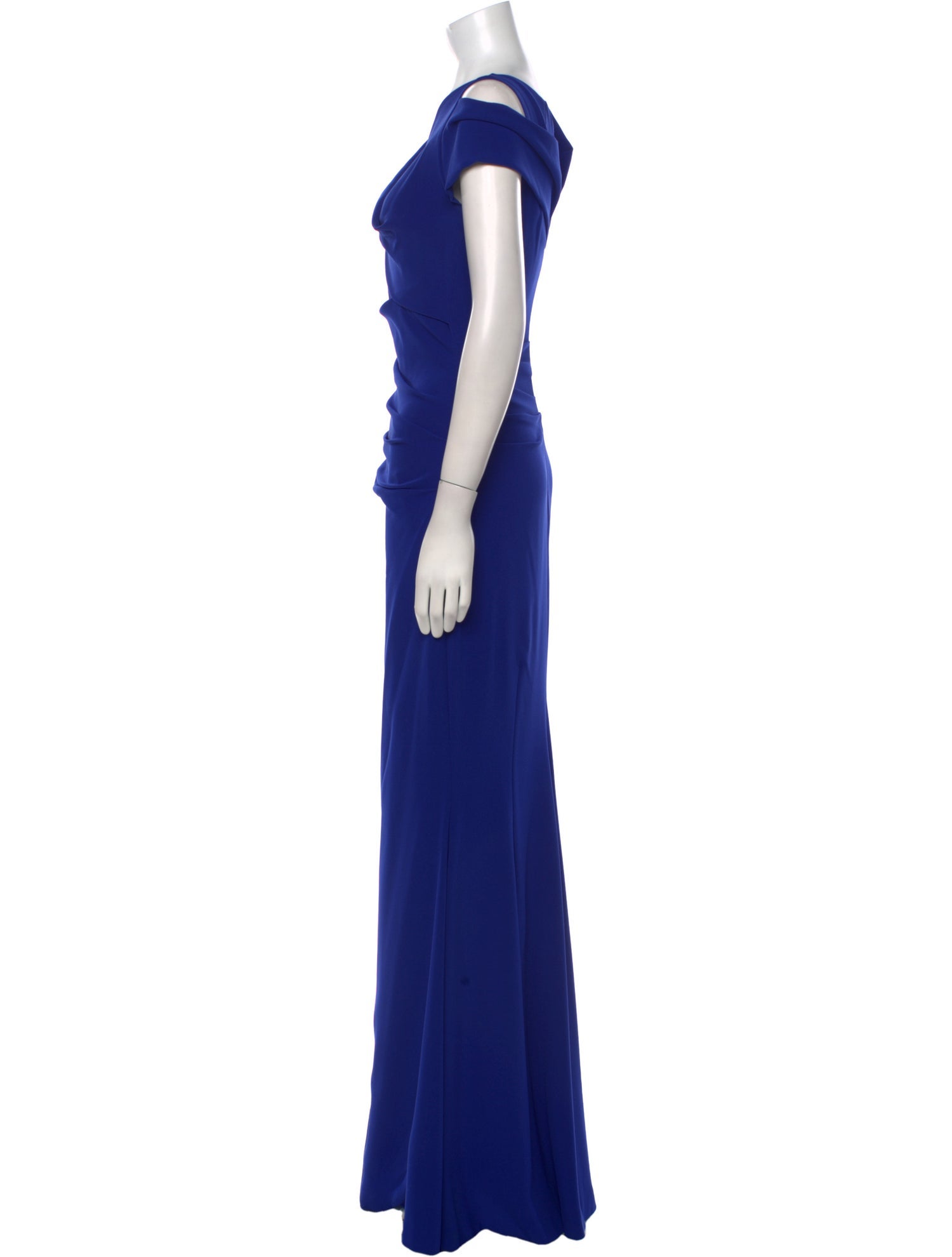 Talbot Runhof Silk Long Dress - Blue Dresses, Clothing - RRT23670 | The ...