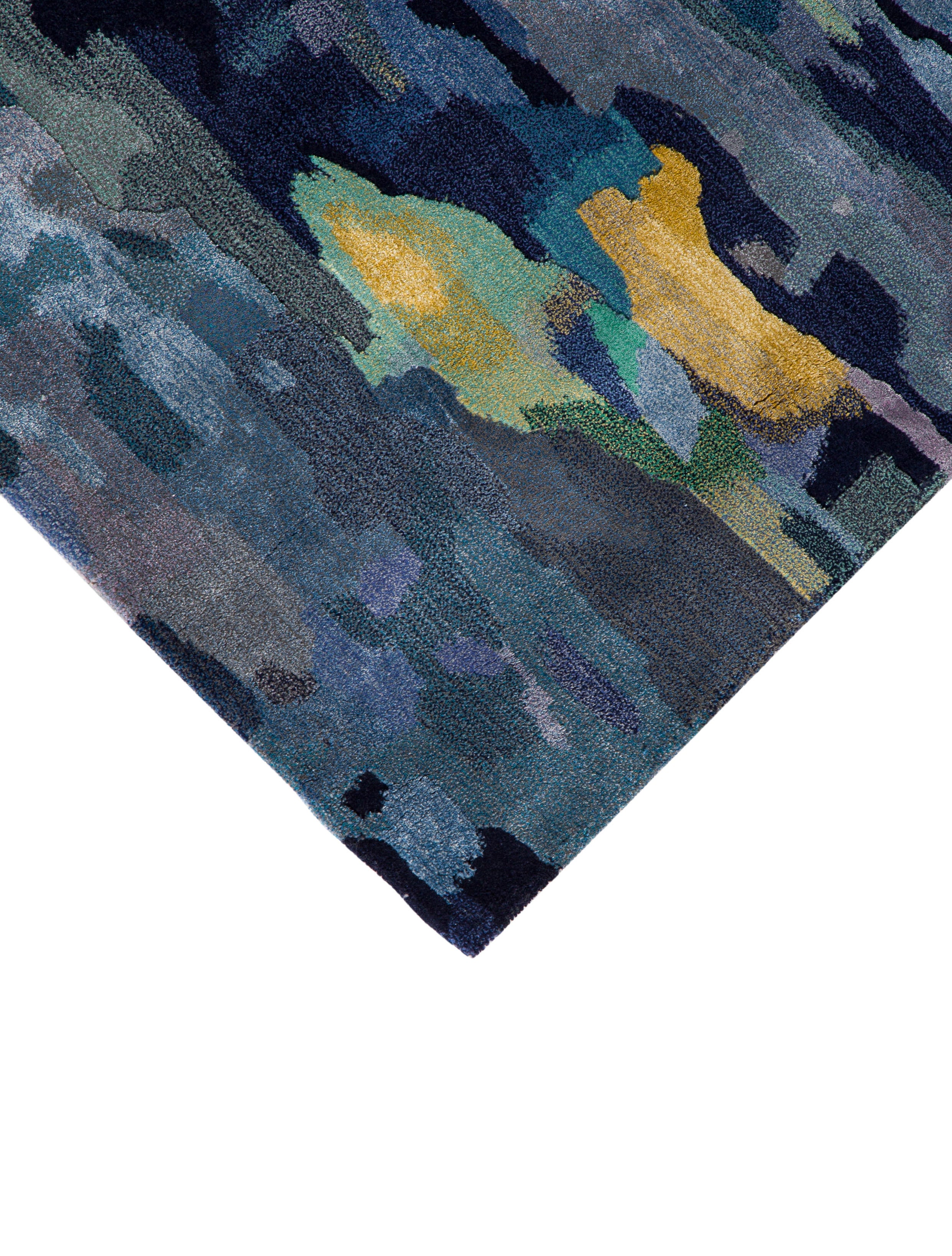 Rug Nourison Prismatic Collection Rug 7'5" x 5'5" - Blue Area Rugs ...