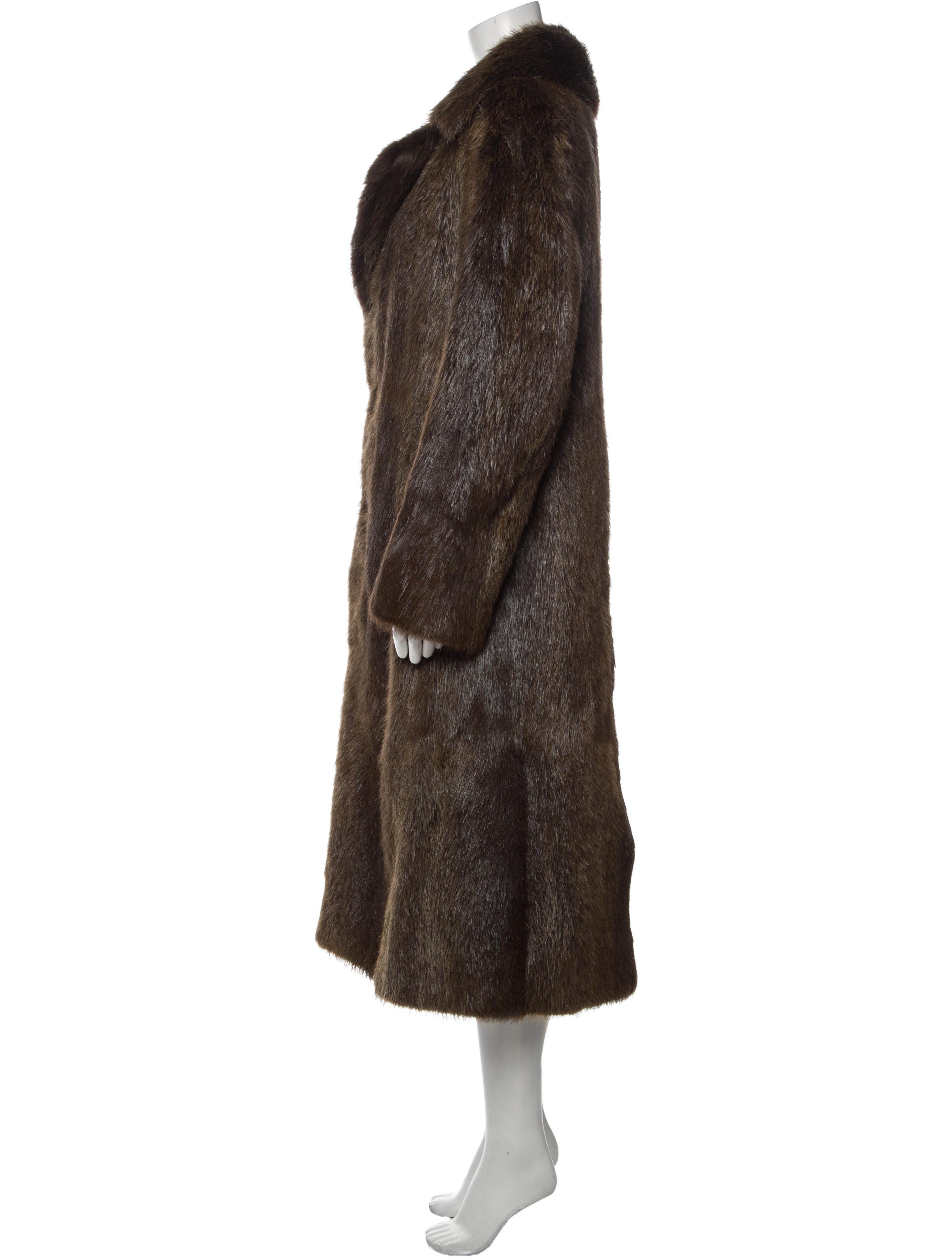 Chanel Vintage 2005 Fur Coat - Brown Coats, Clothing - CHA1017185 | The ...