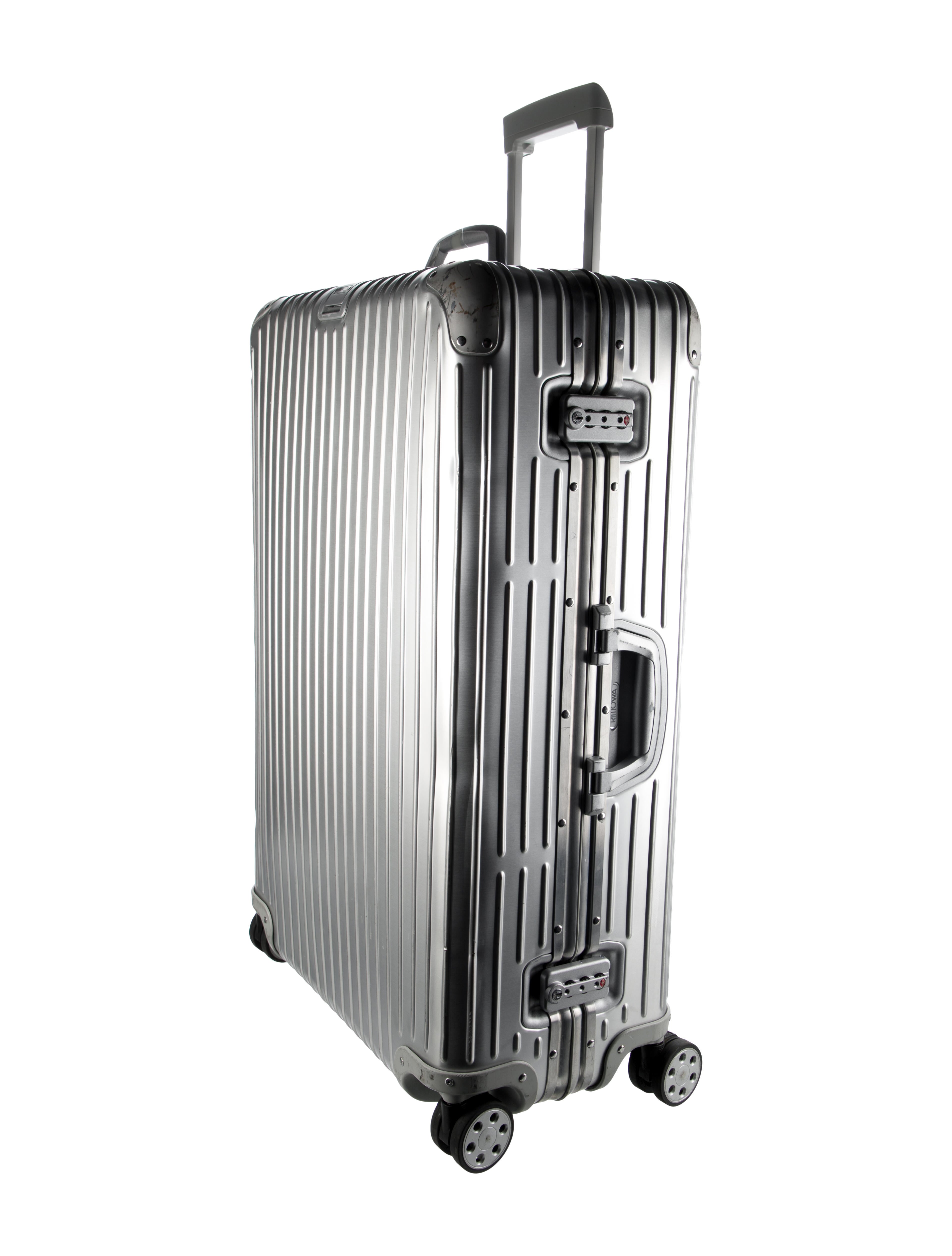 Rimowa Aluminum Roller Suitcase - Silver Suitcases, Luggage - RWA22622 ...