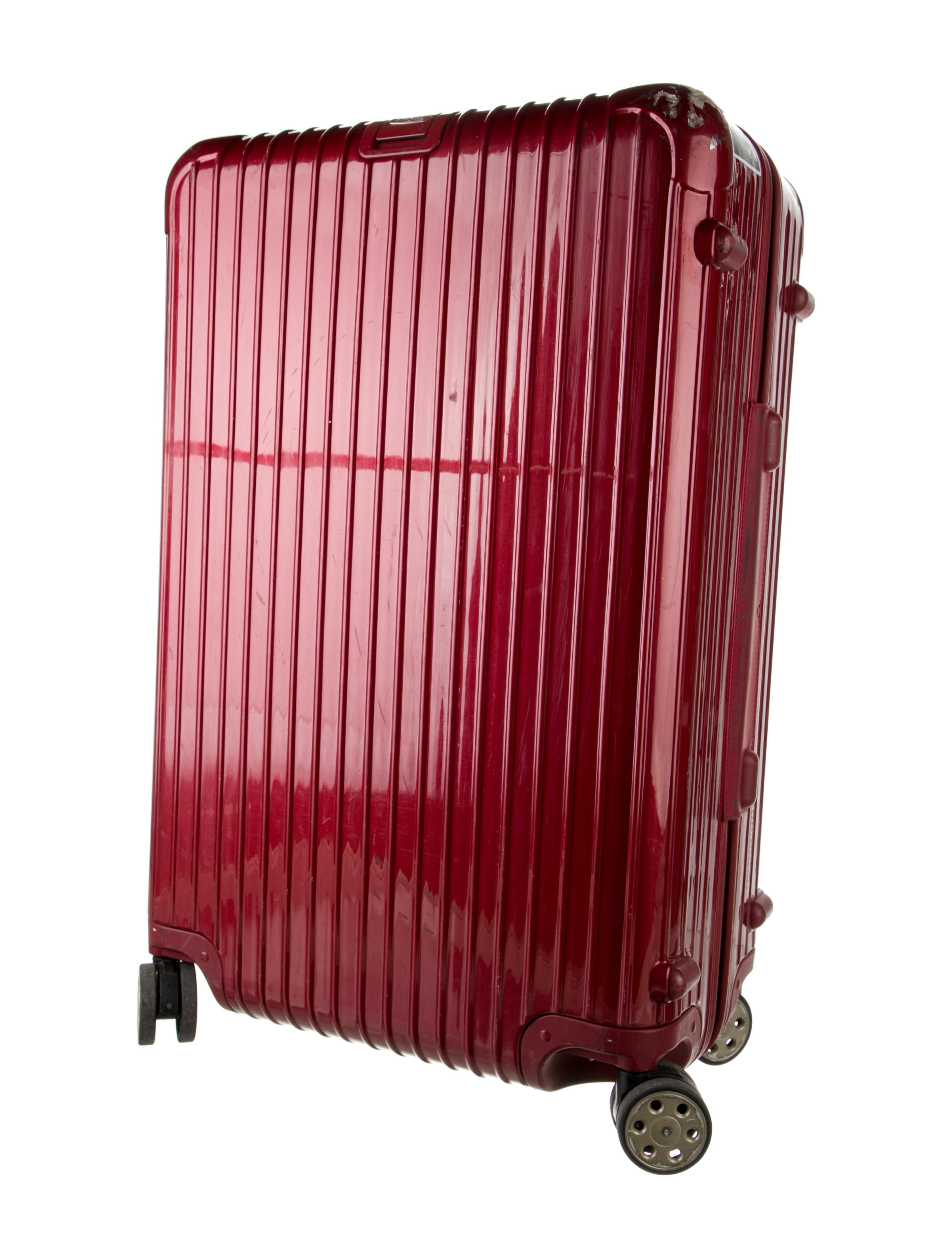 Rimowa Large Acrylic Suitcase - Red Luggage and Travel, Handbags ...