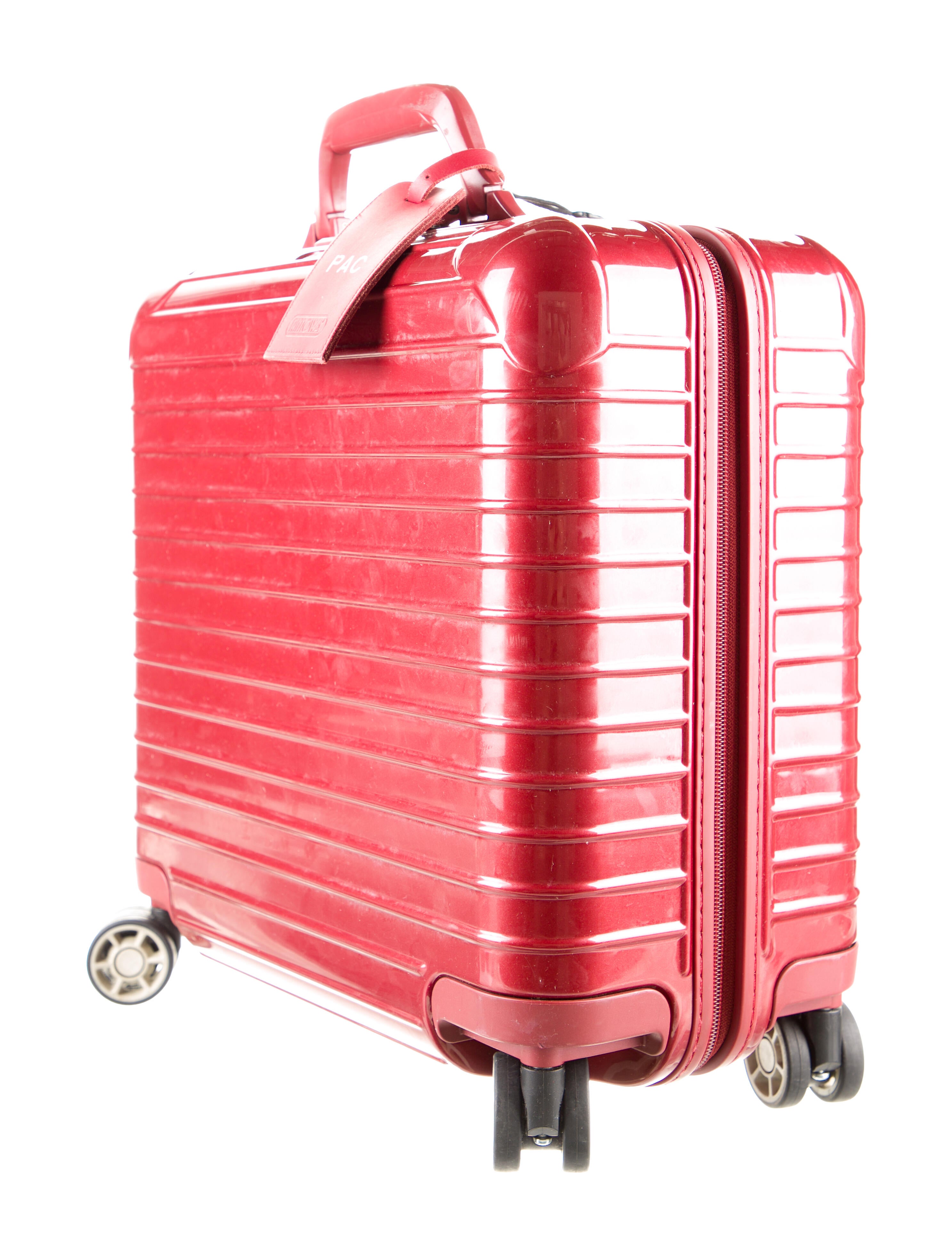 Rimowa Plastic Rolling Suitcase - Red Suitcases, Luggage - RWA23062 ...