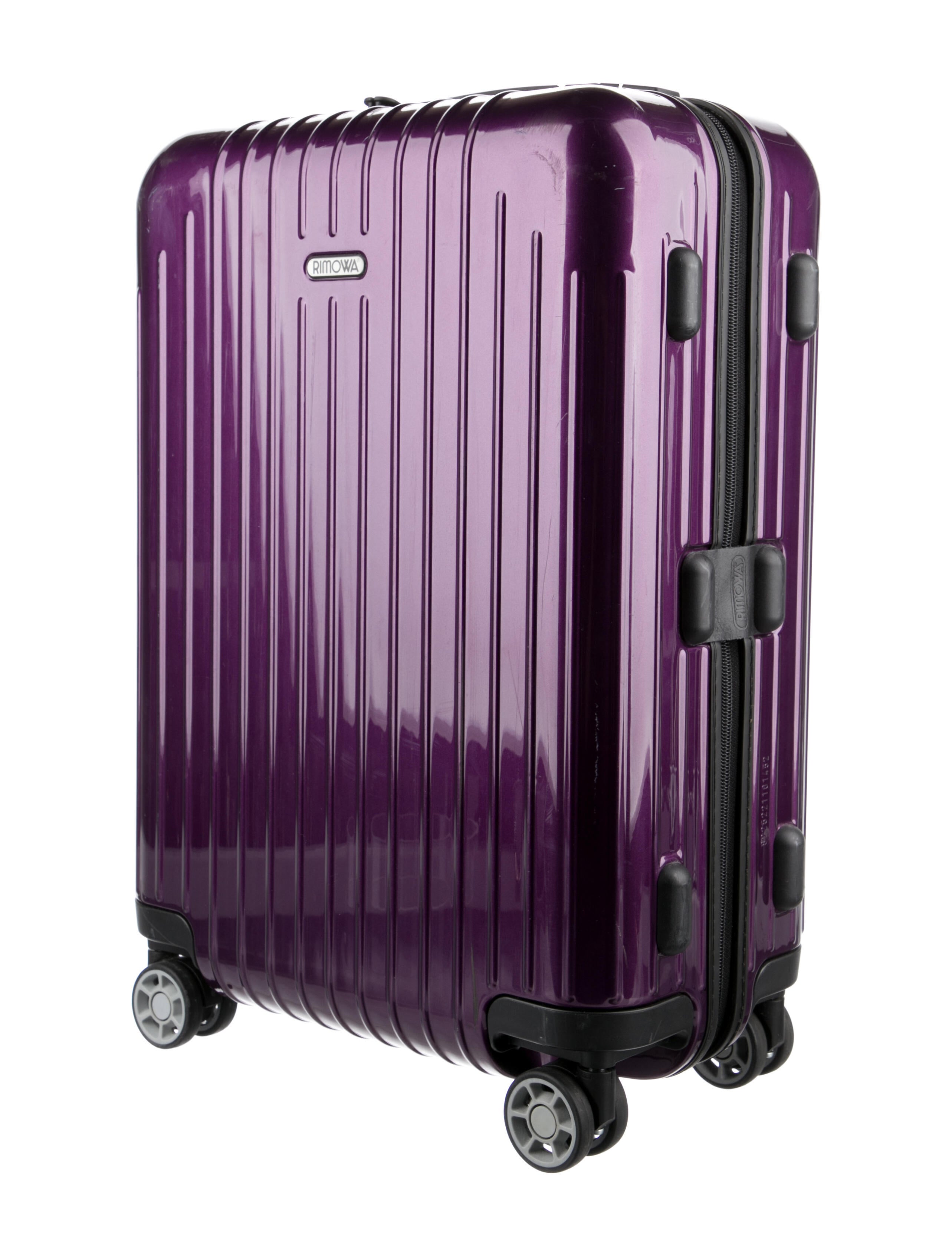 Rimowa Plastic Rolling Suitcase - Purple Luggage and Travel, Handbags ...