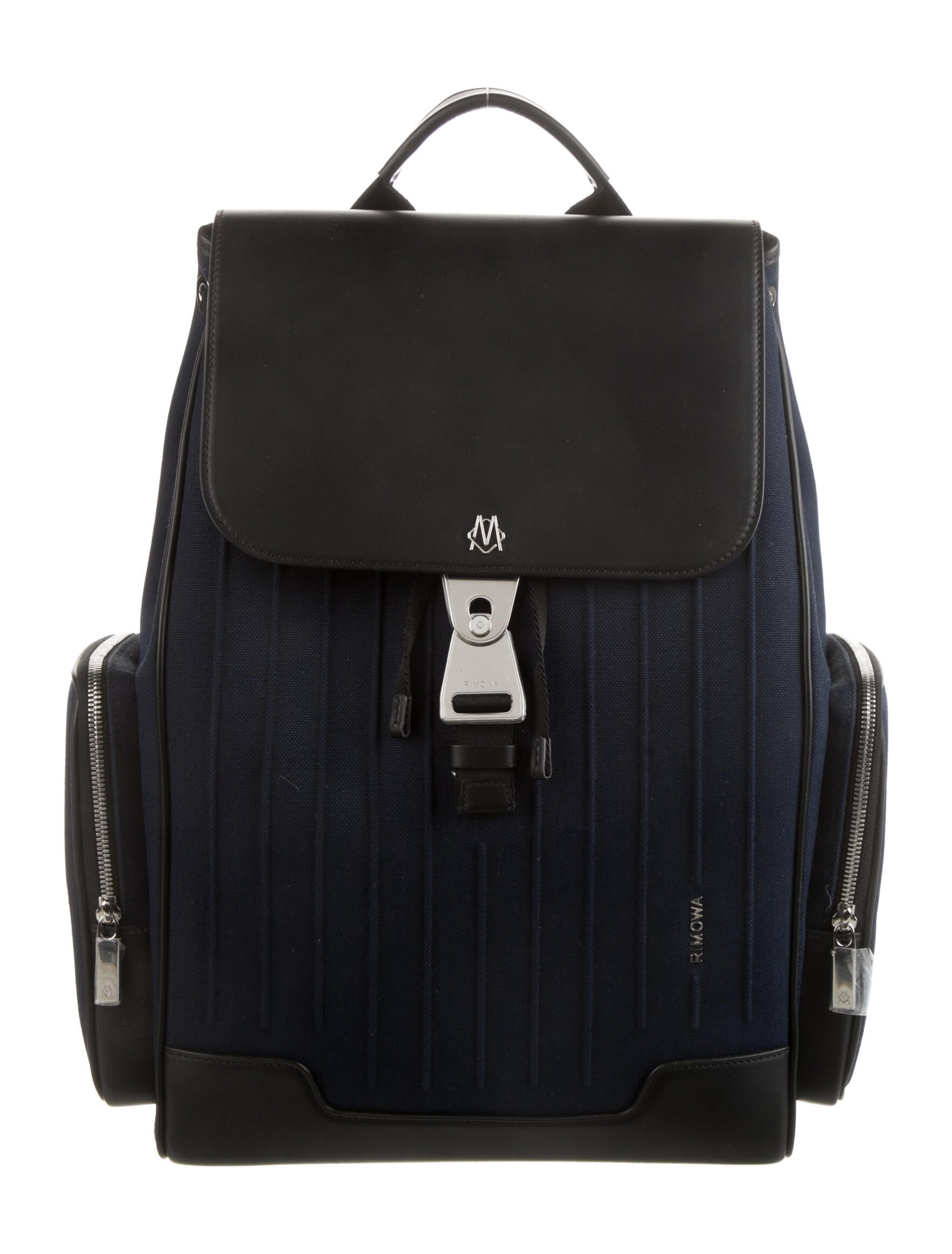 Rimowa Canvas Leather-Trimmed Backpack - Blue Backpacks, Bags ...
