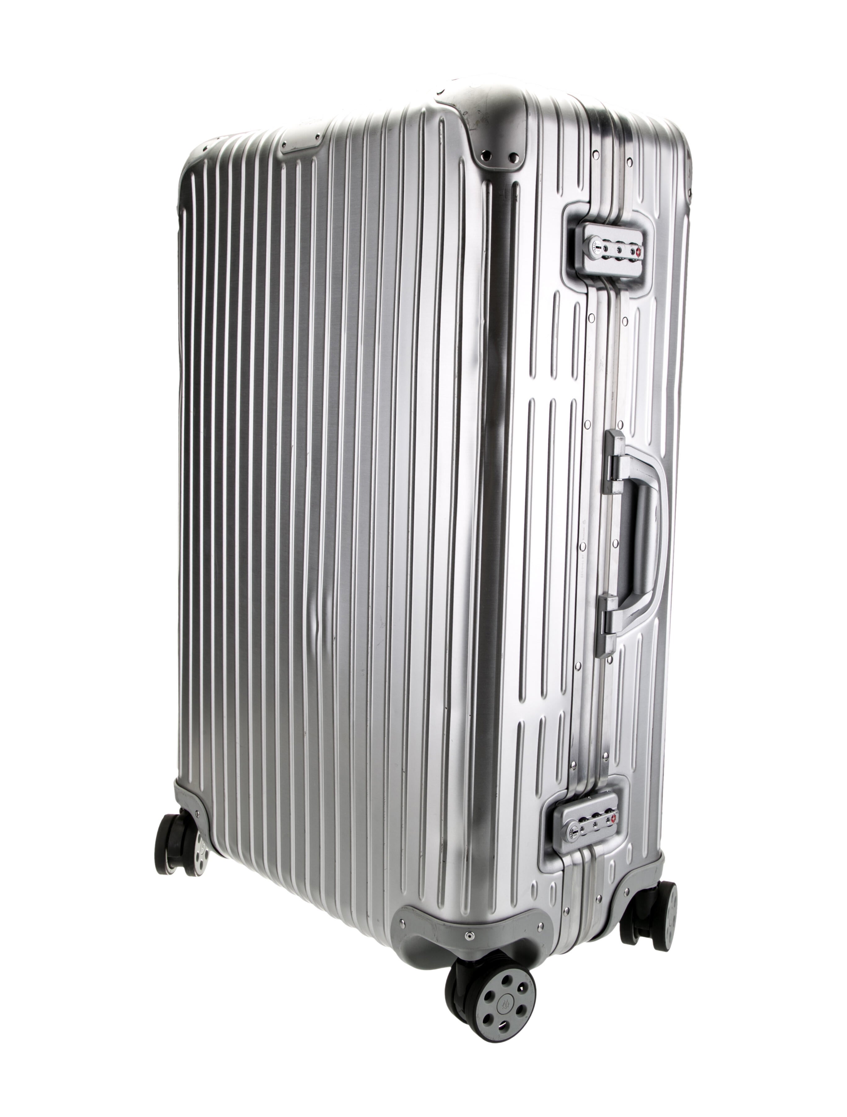 Rimowa Retractable Rolling Suitcase - Silver Luggage and Travel ...