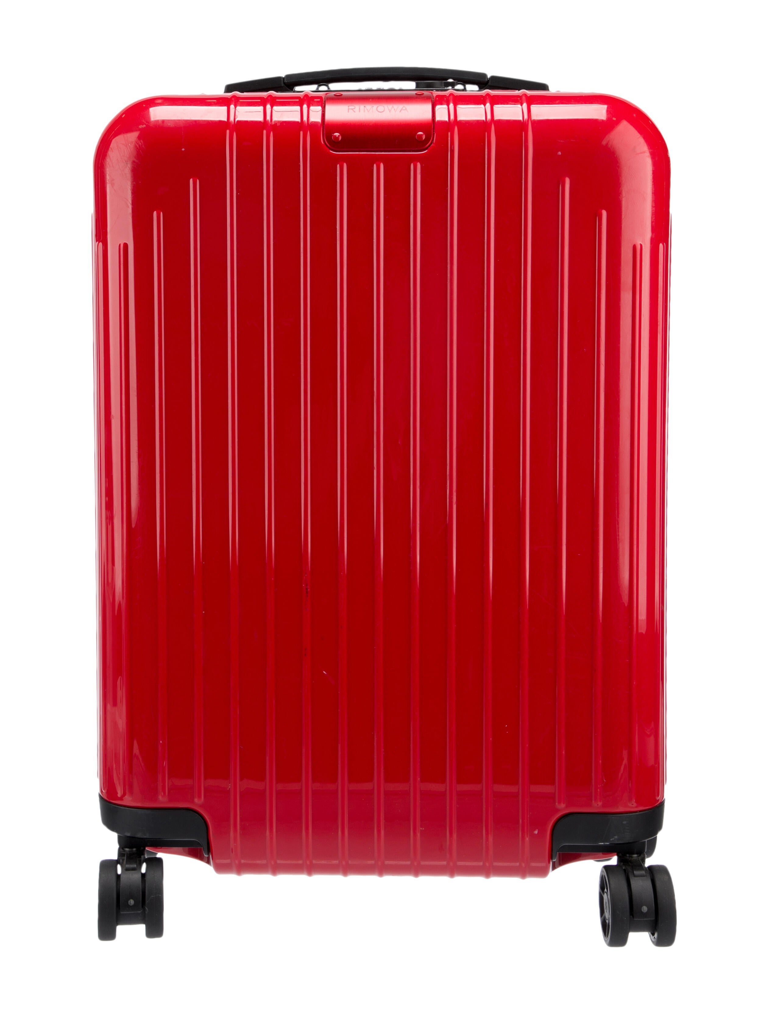 Rimowa Polycarbonate Essential Lite Cabin U - Red Suitcases, Luggage ...