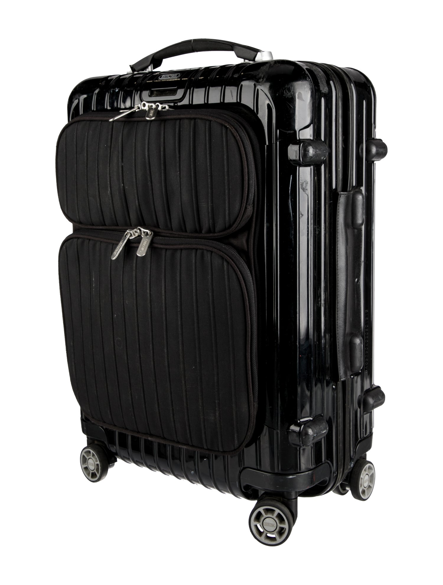 Rimowa Hard Shell Nylon-Trimmed Suitcase - Black Luggage and Travel ...