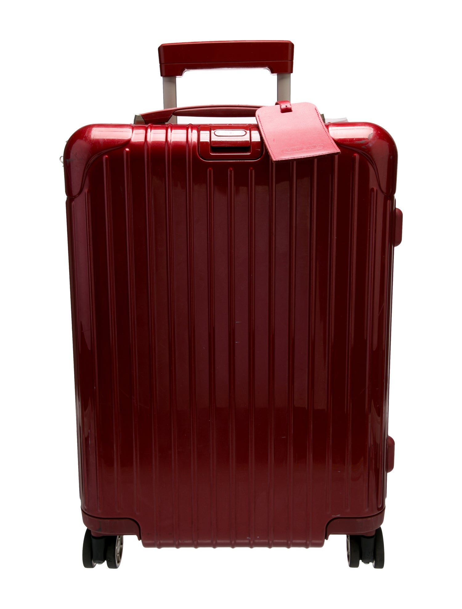 Rimowa Acrylic Rolling Suitcase - Red Suitcases, Luggage - RWA24459 ...