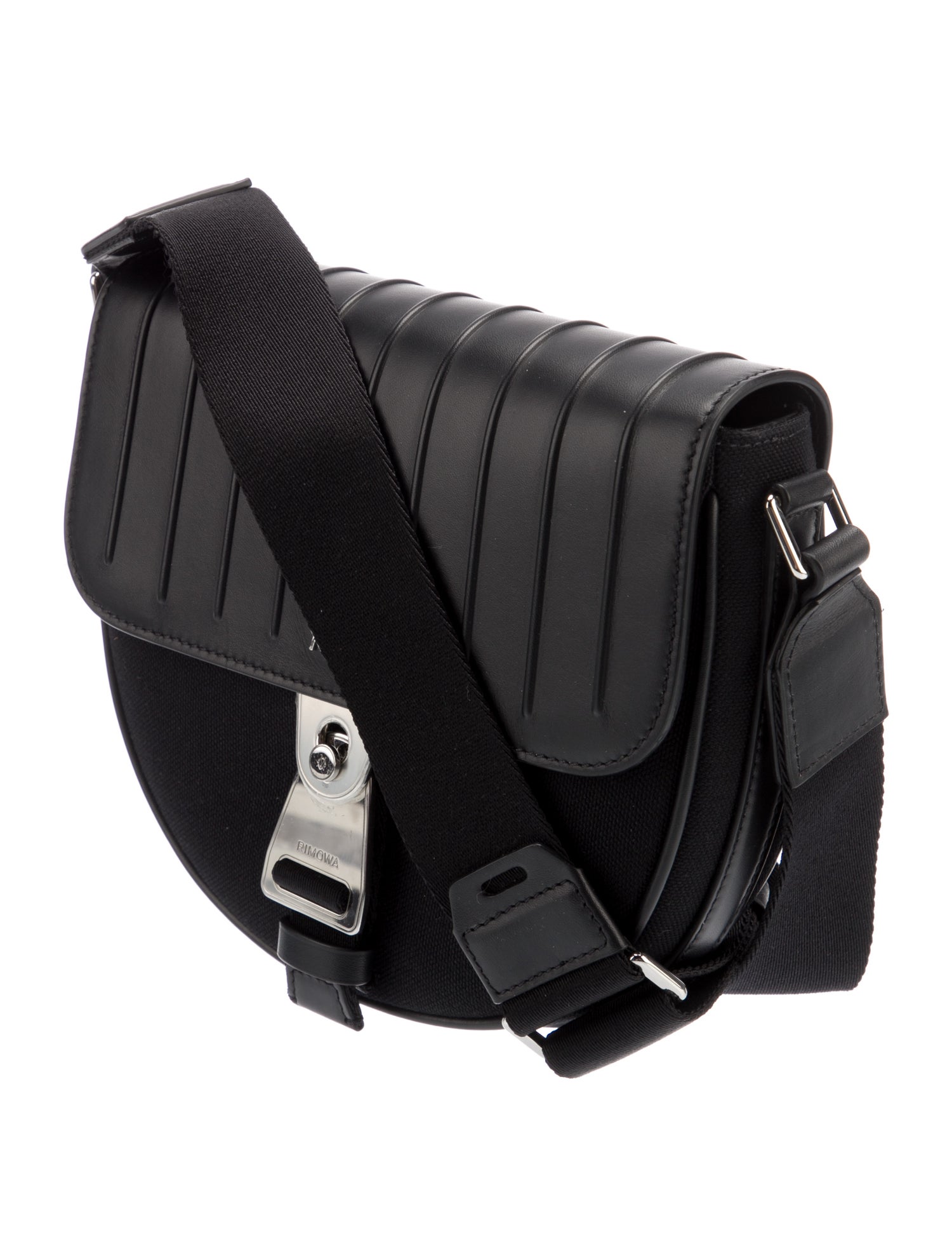 Rimowa Canvas Leather-Trimmed Bag - Black Crossbody Bags, Handbags ...