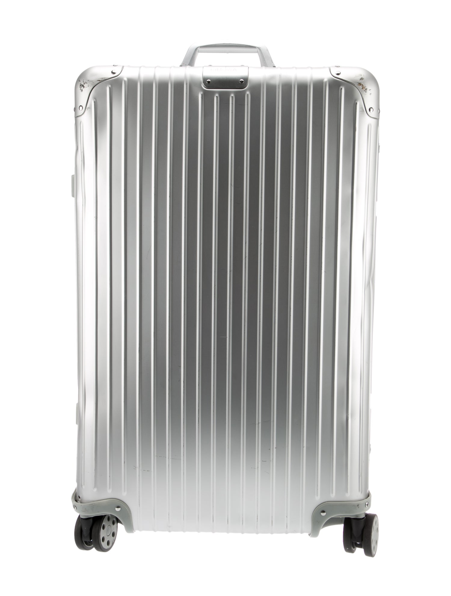 Rimowa Metal Solid Wheeled Suitcase - Silver Suitcases, Luggage ...