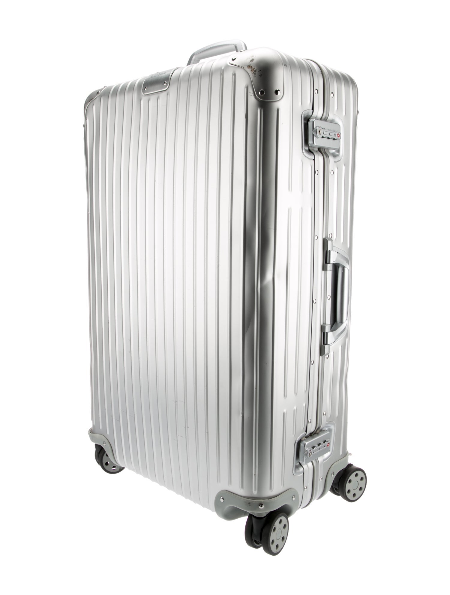 Rimowa Metal Solid Wheeled Suitcase - Silver Suitcases, Luggage ...