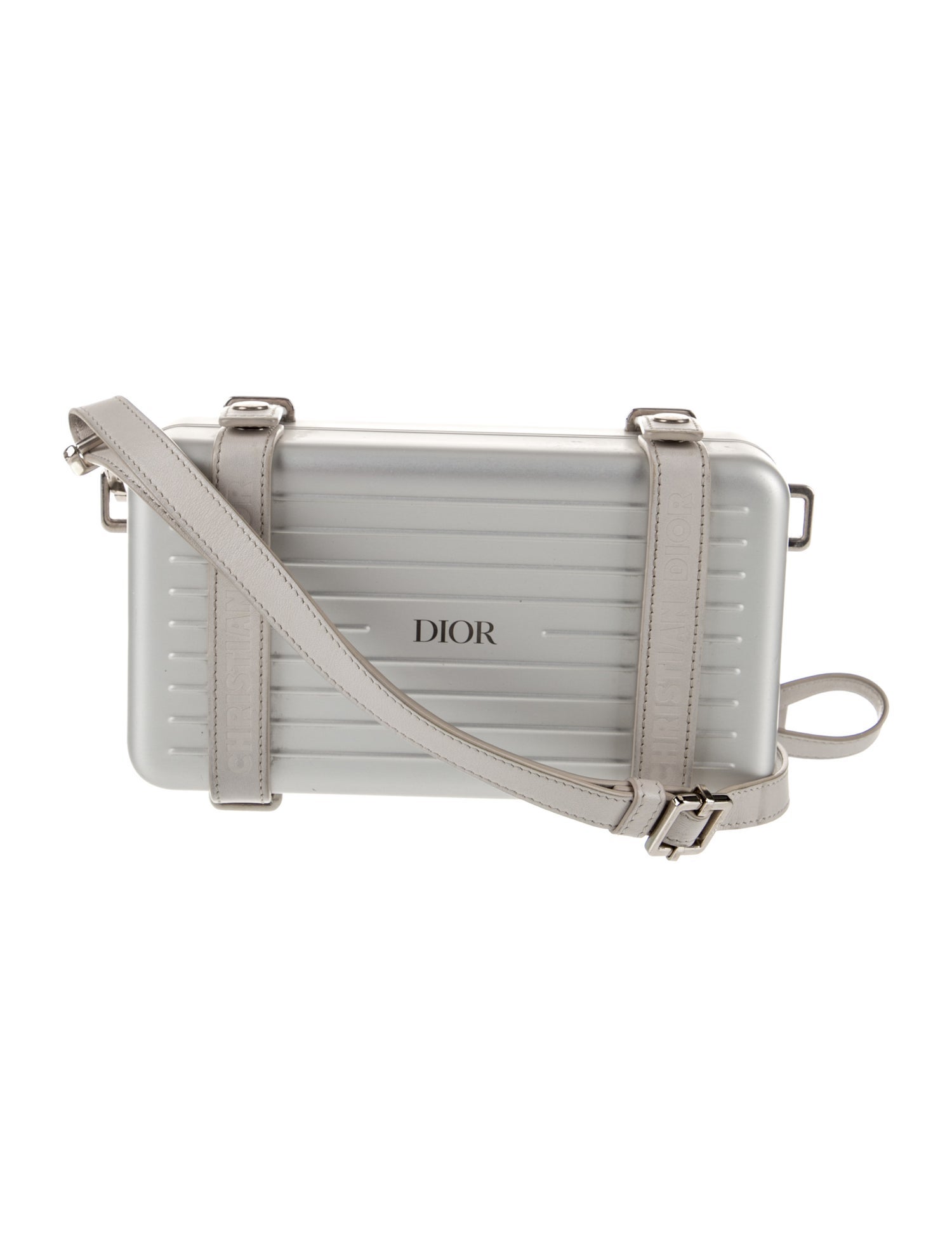 Dior x Rimowa Aluminum Crossbody Bag - White Crossbody Bags, Handbags ...