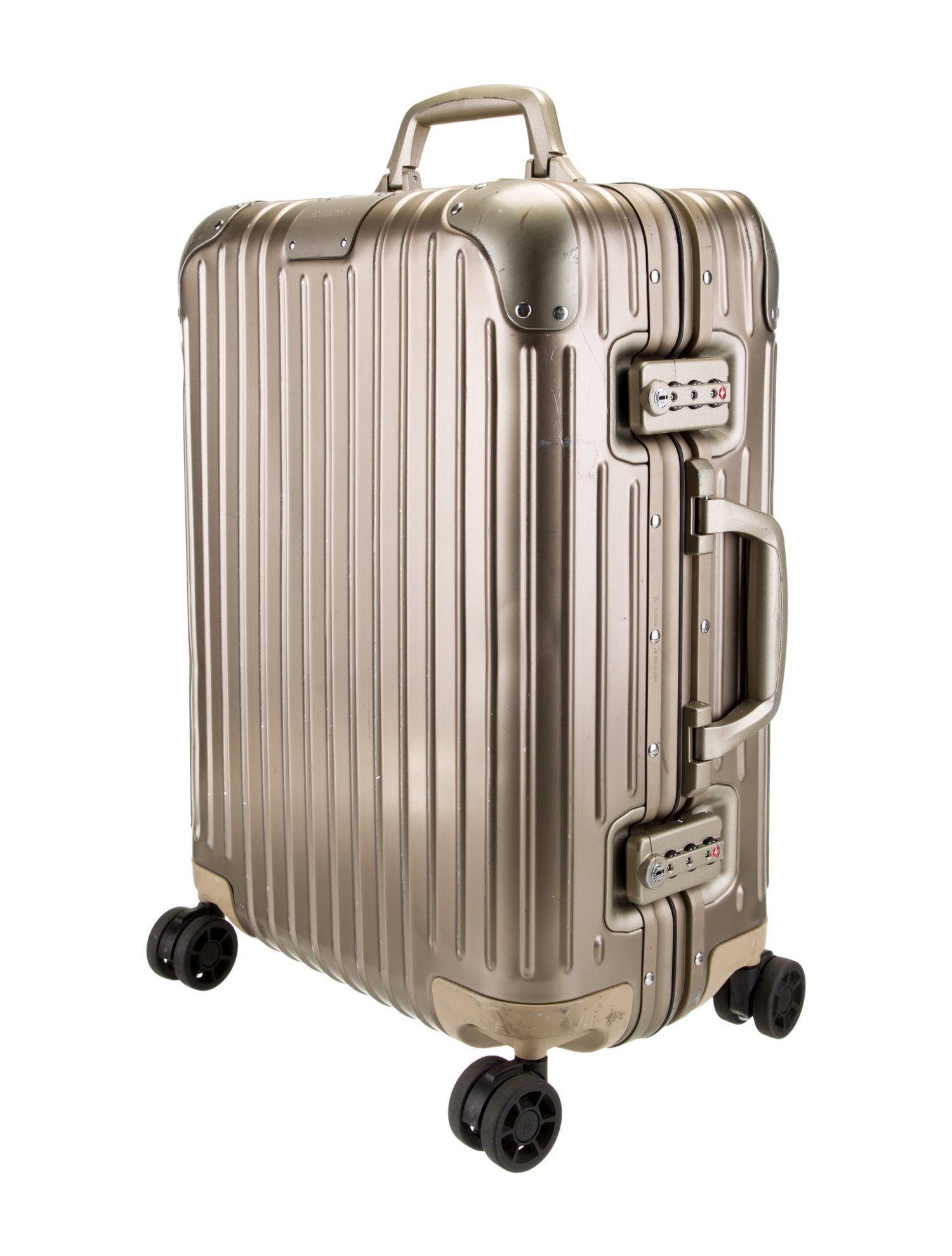 Rimowa Metal Suitcase - Silver Suitcases, Luggage - RWA24920 | The RealReal