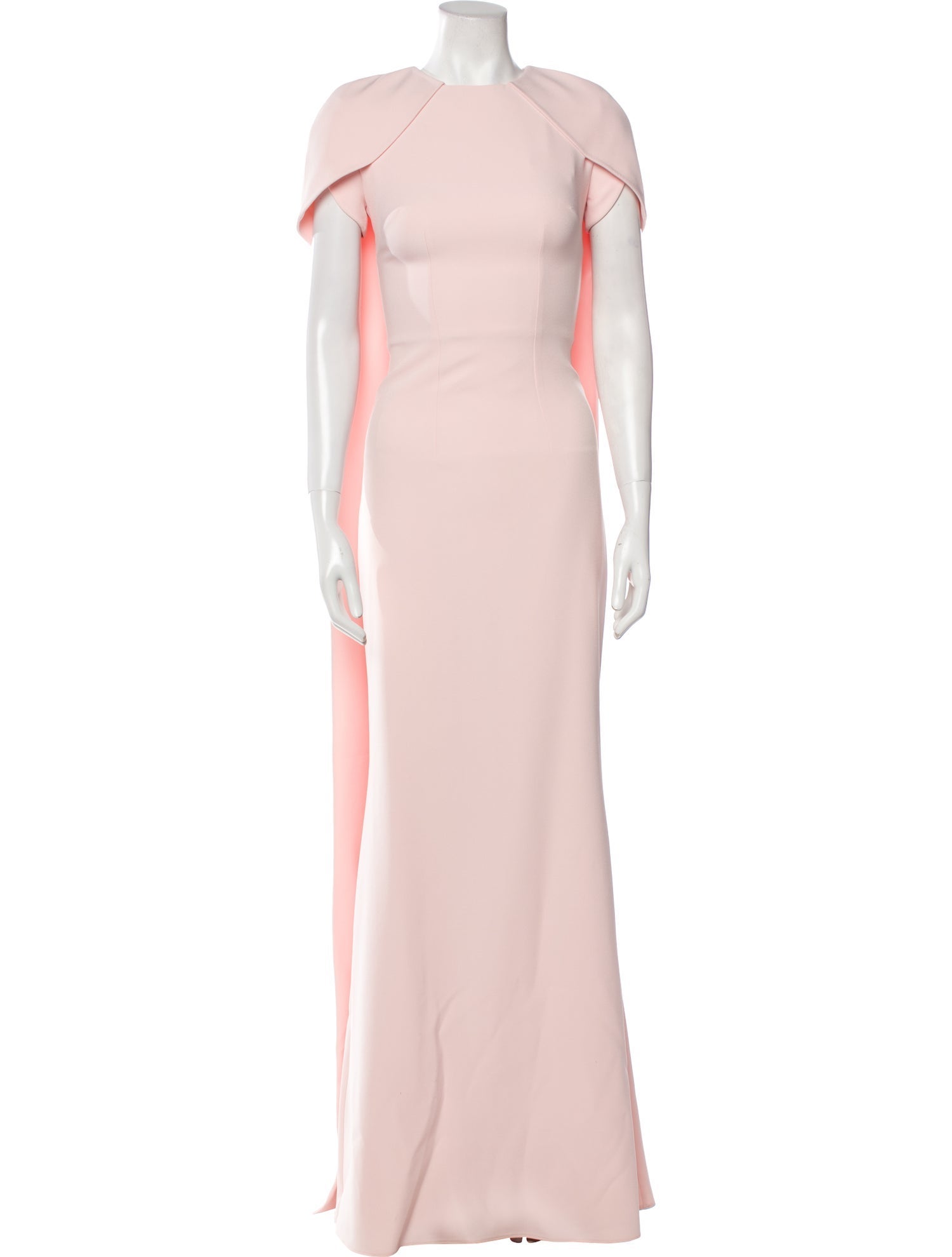 Safiyaa Crew Neck Long Dress - Pink Dresses, Clothing - SAF22019 | The ...