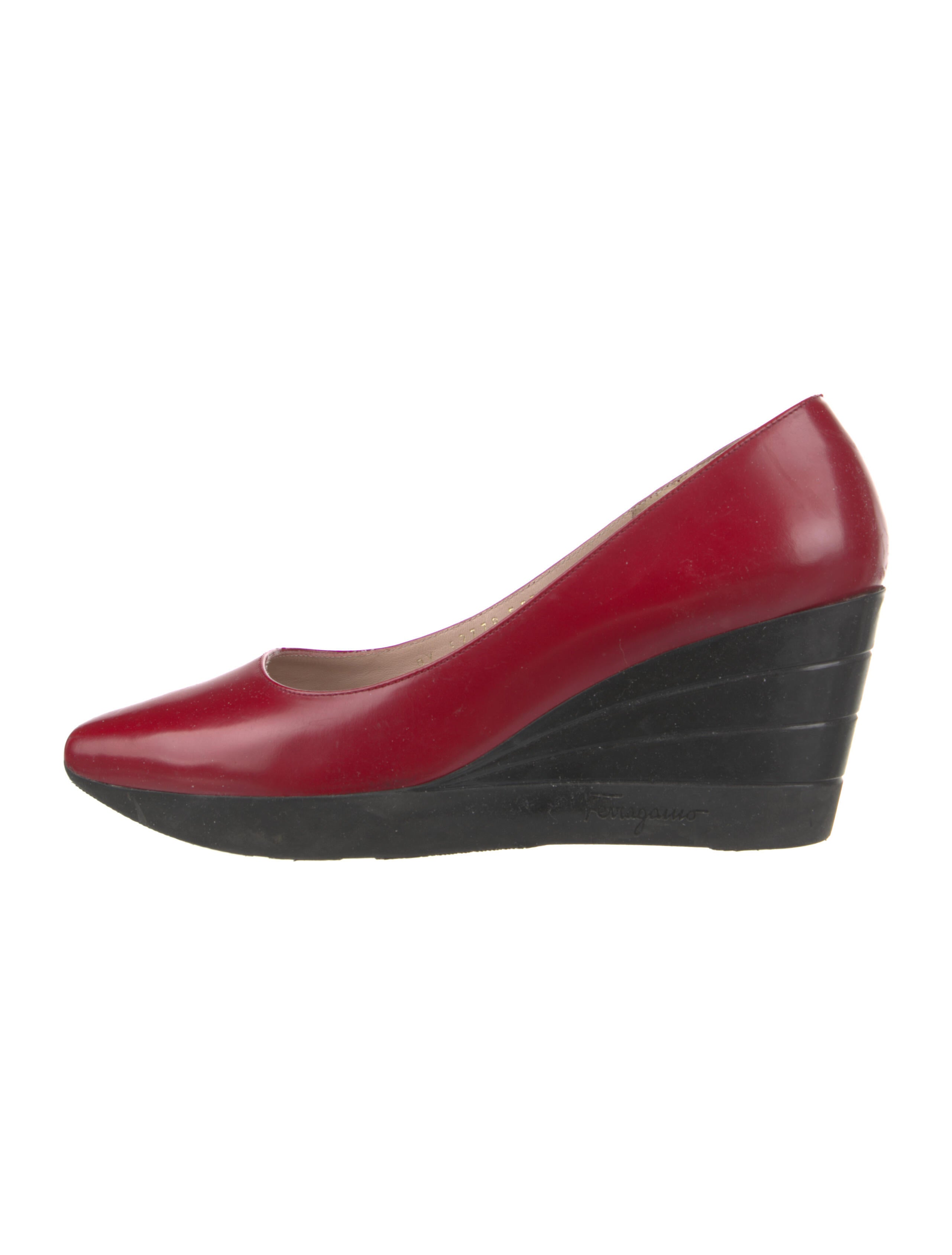 Salvatore Ferragamo Leather Pumps - Red Pumps, Shoes - SAL255281 | The ...