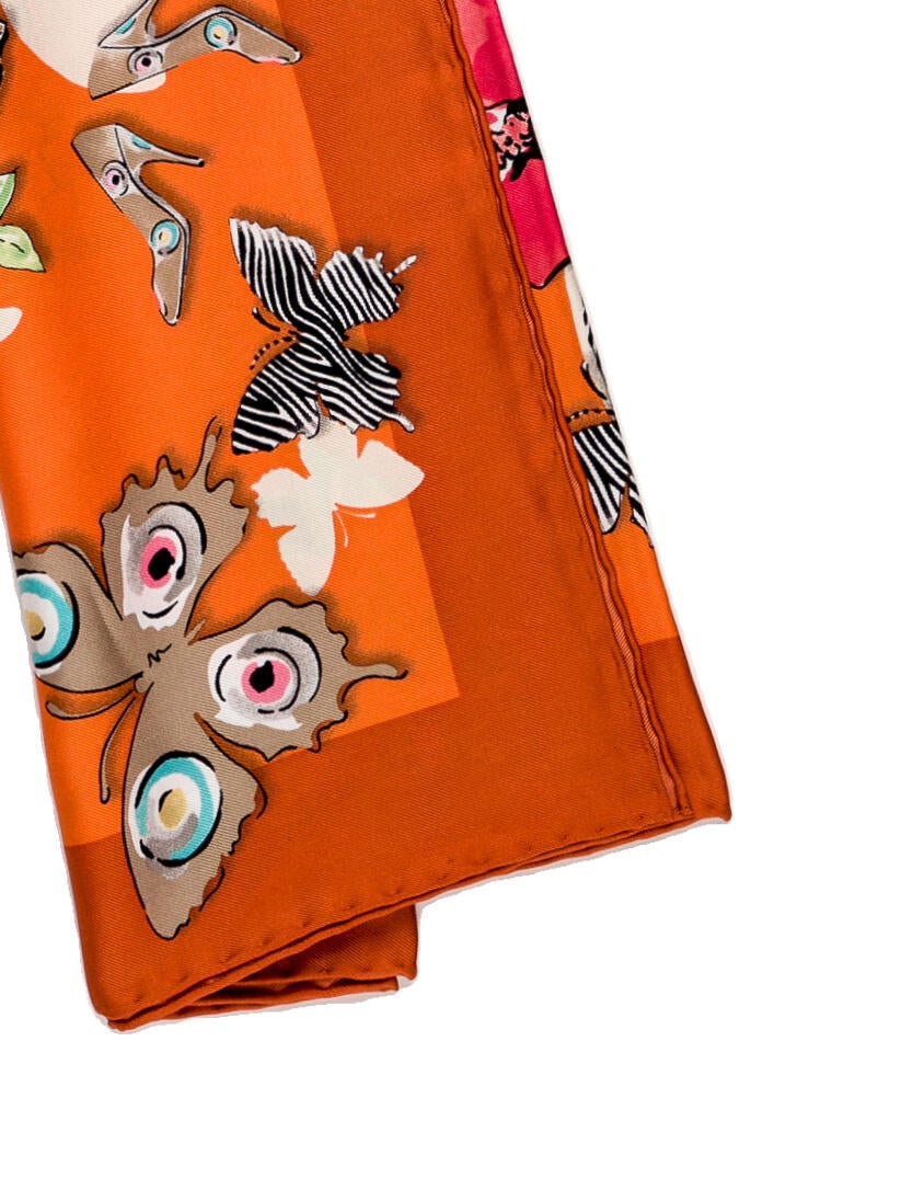 Salvatore Ferragamo Silk Printed Scarf - Scarves and Shawls ...