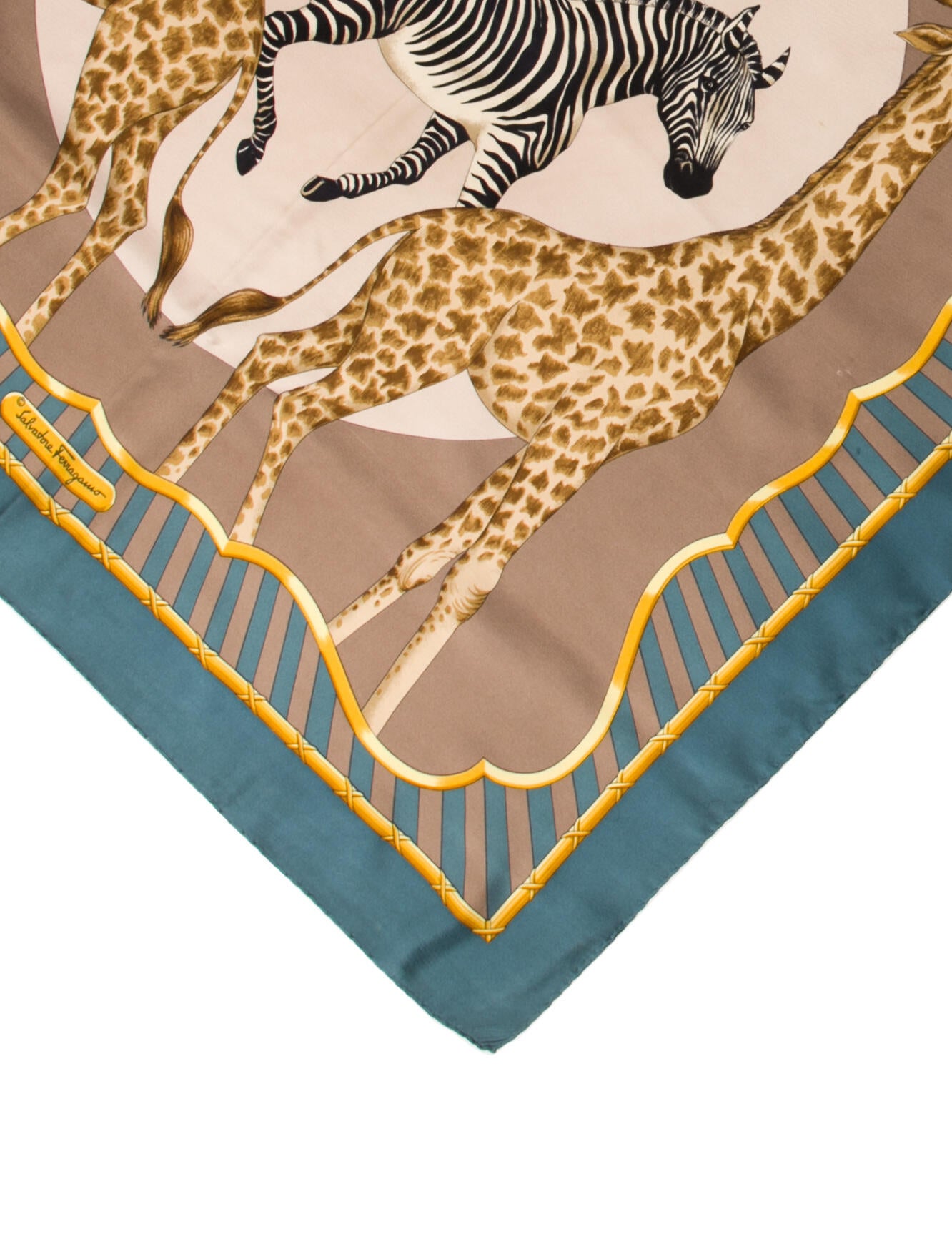 Salvatore Ferragamo Silk Floral Scarf - Scarves and Shawls, Accessories ...