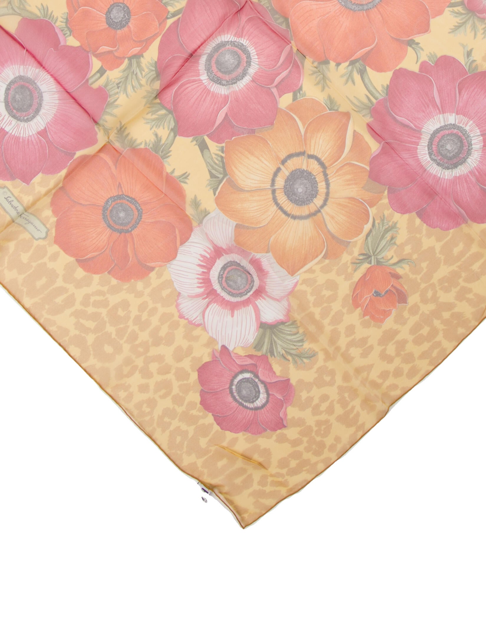 Salvatore Ferragamo Silk Floral Scarf - Scarves and Shawls, Accessories ...
