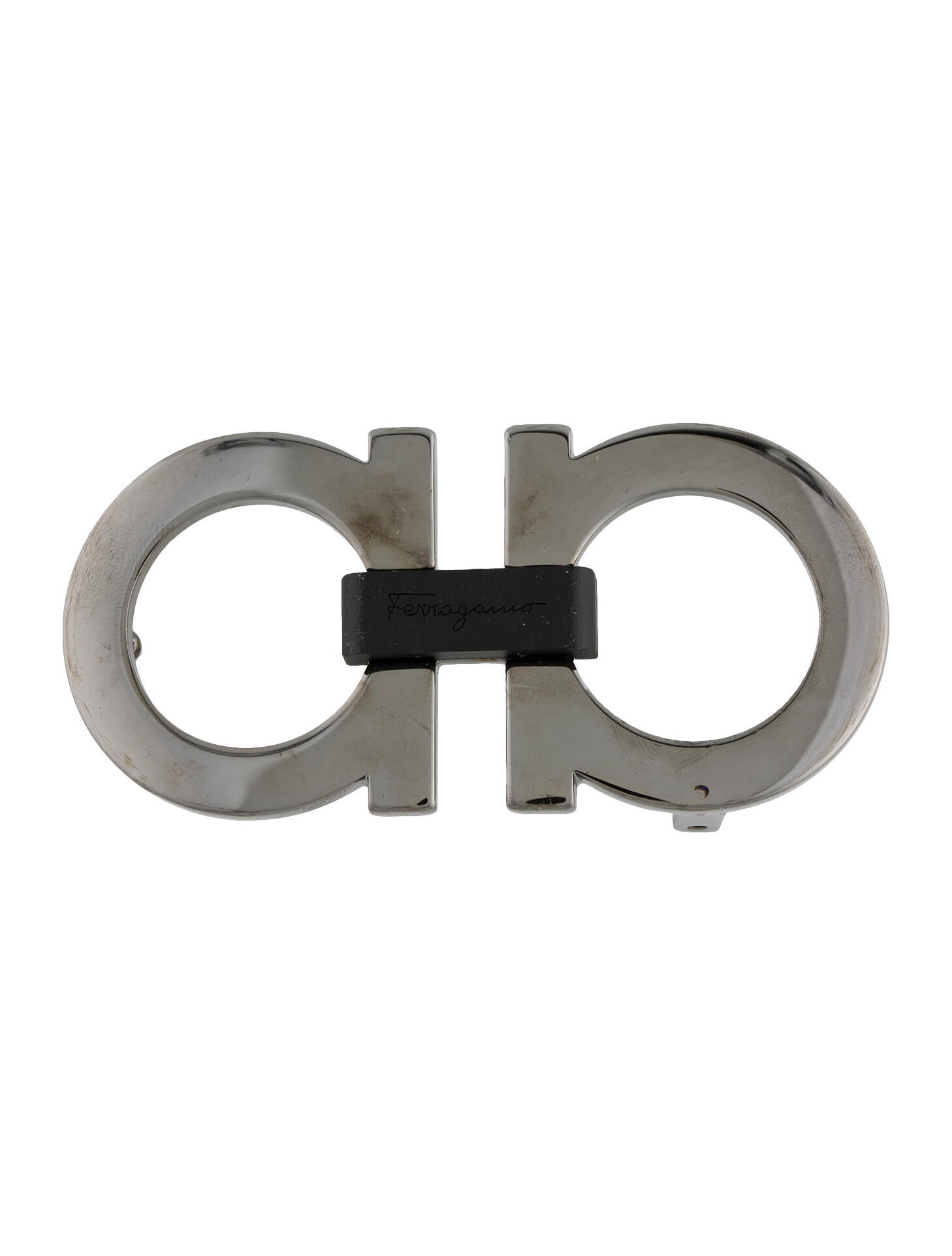 Salvatore Ferragamo Signature Monogram Belt Buckle - Grey Buckles ...