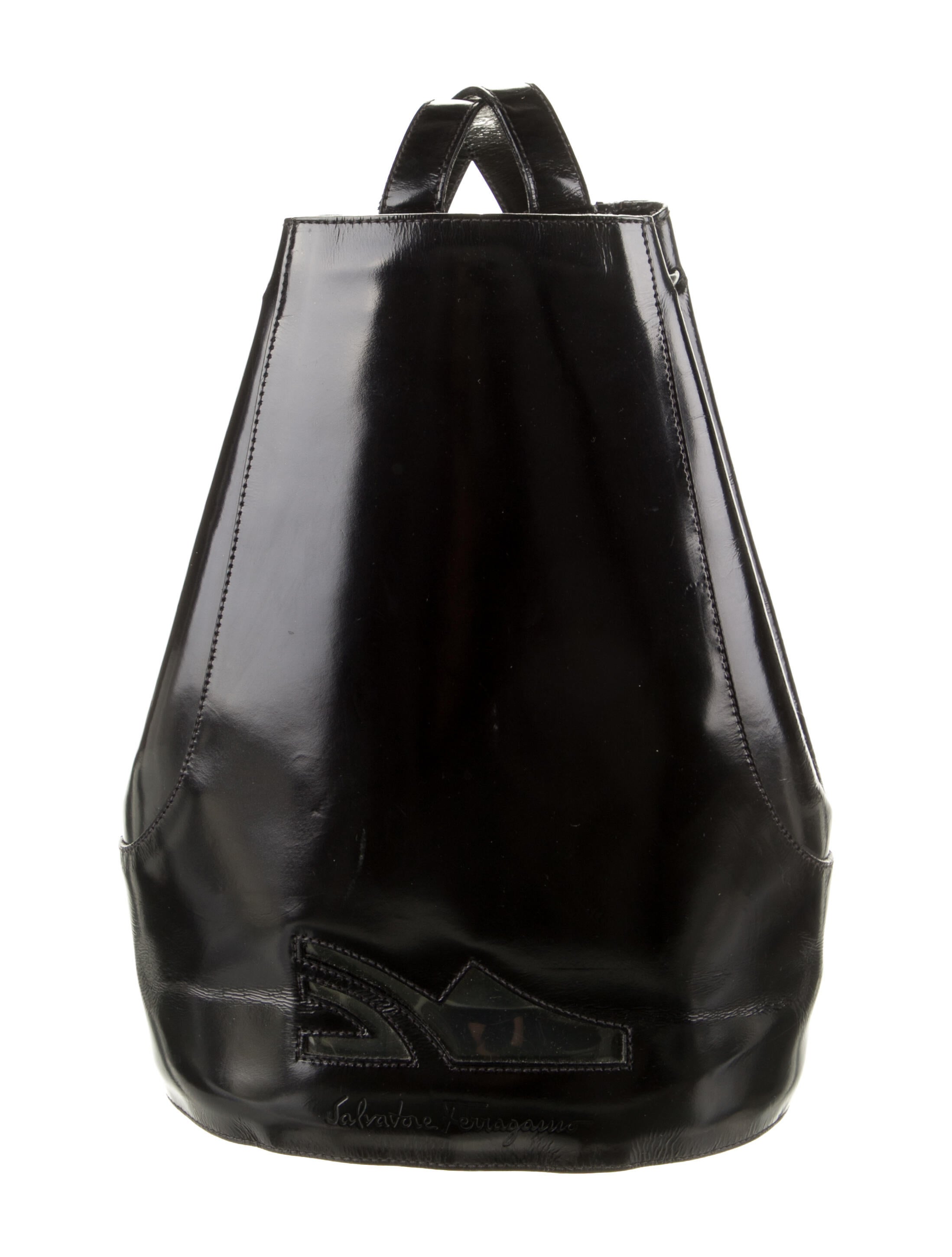 Gucci Patent Leather Backpack - Black Backpacks, Handbags - GUC76662 ...