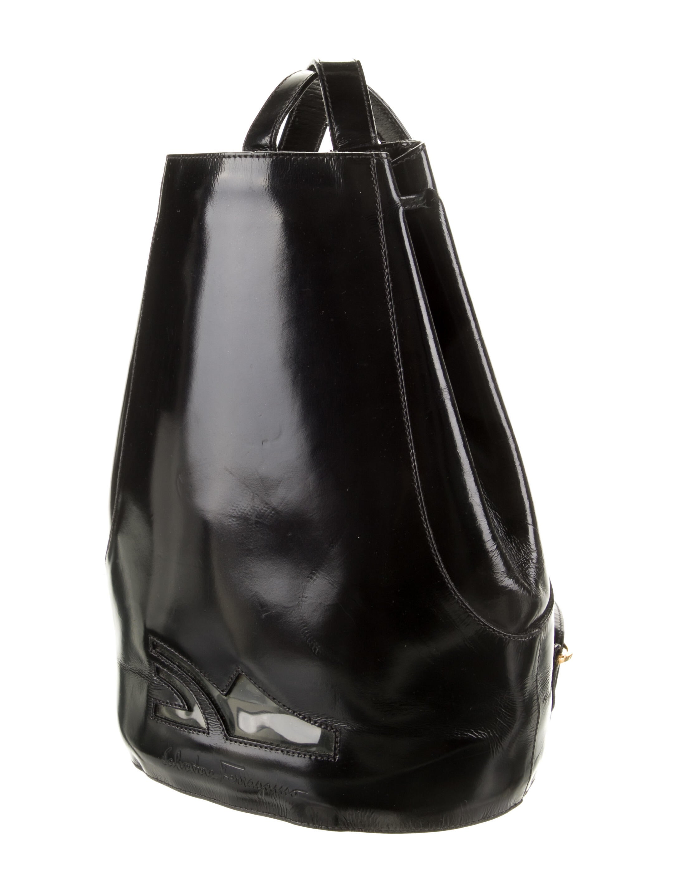 Gucci Patent Leather Backpack - Black Backpacks, Handbags - GUC76662 ...