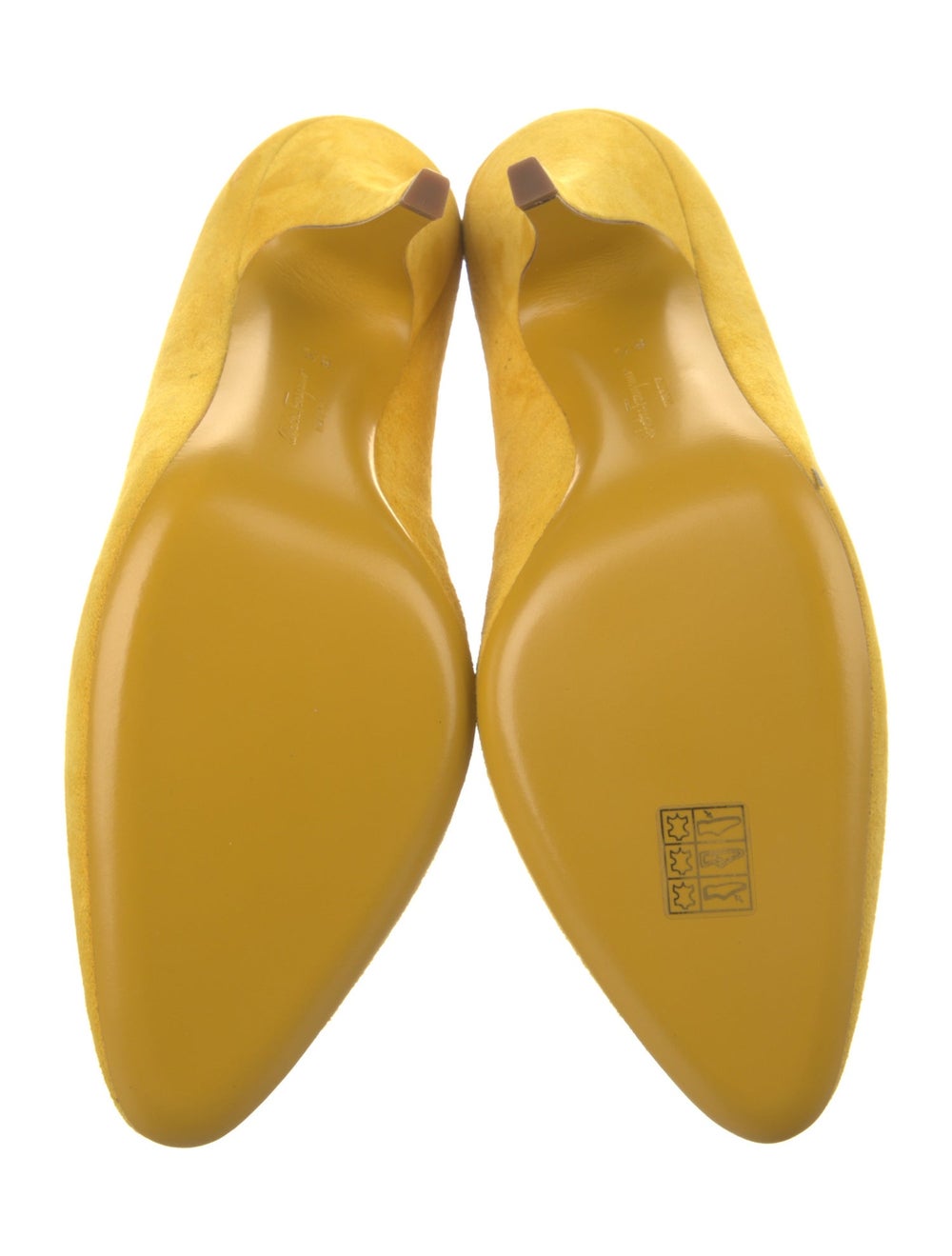 Salvatore Ferragamo Suede Pumps - Yellow Pumps, Shoes - SAL335022 | The ...