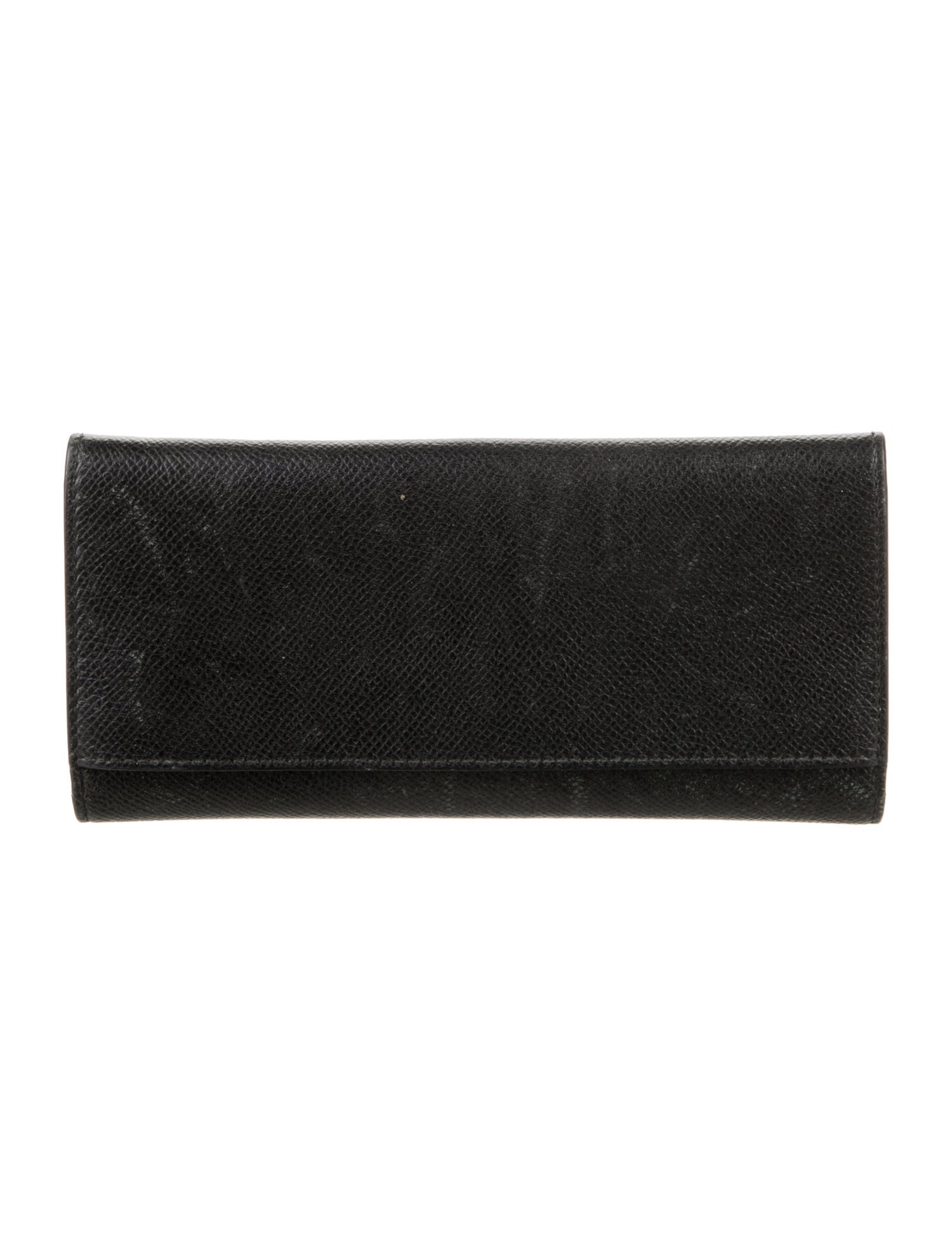Salvatore Ferragamo Leather Continental Wallet - Black Wallets ...