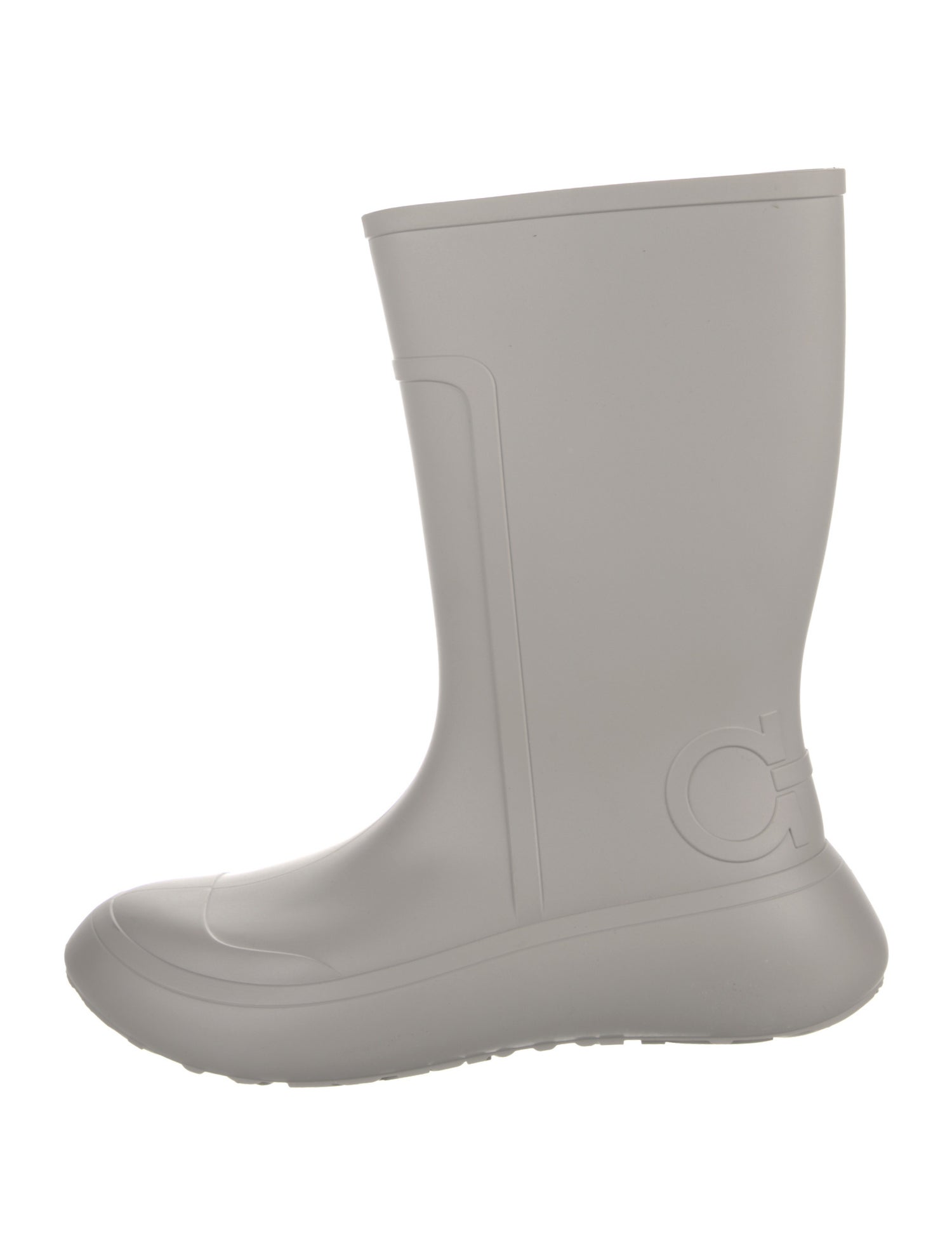 Balenciaga Rubber Rain Boots Grey Boots Shoes Bal260793 The Realreal