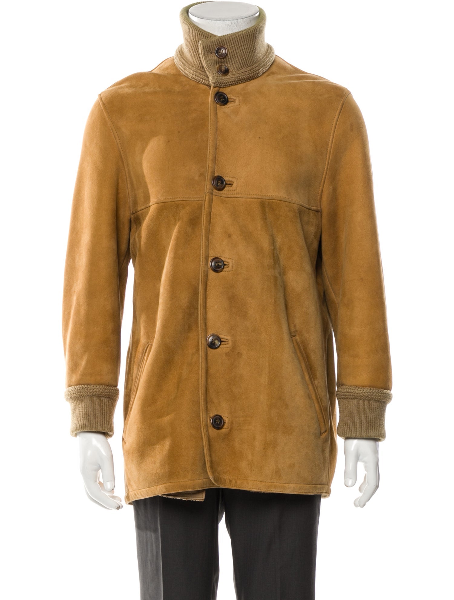 Salvatore Ferragamo Leather Jacket - Brown Outerwear, Clothing ...