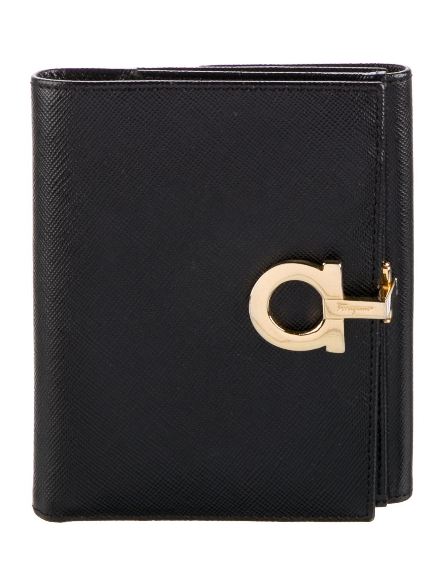 Salvatore Ferragamo Leather Bifold Wallet - Black Wallets, Accessories ...