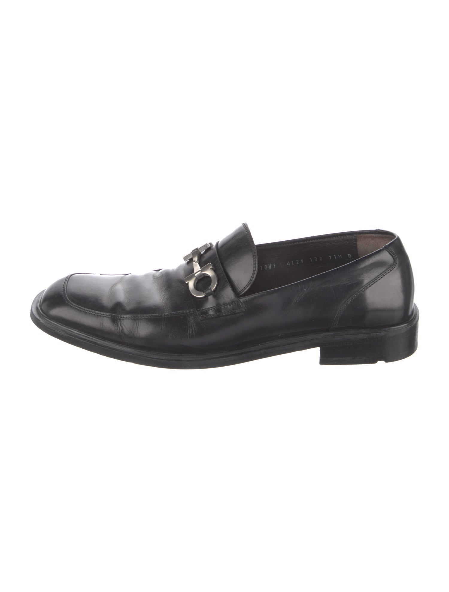 Salvatore Ferragamo Leather Dress Loafers - Black Loafers, Shoes ...