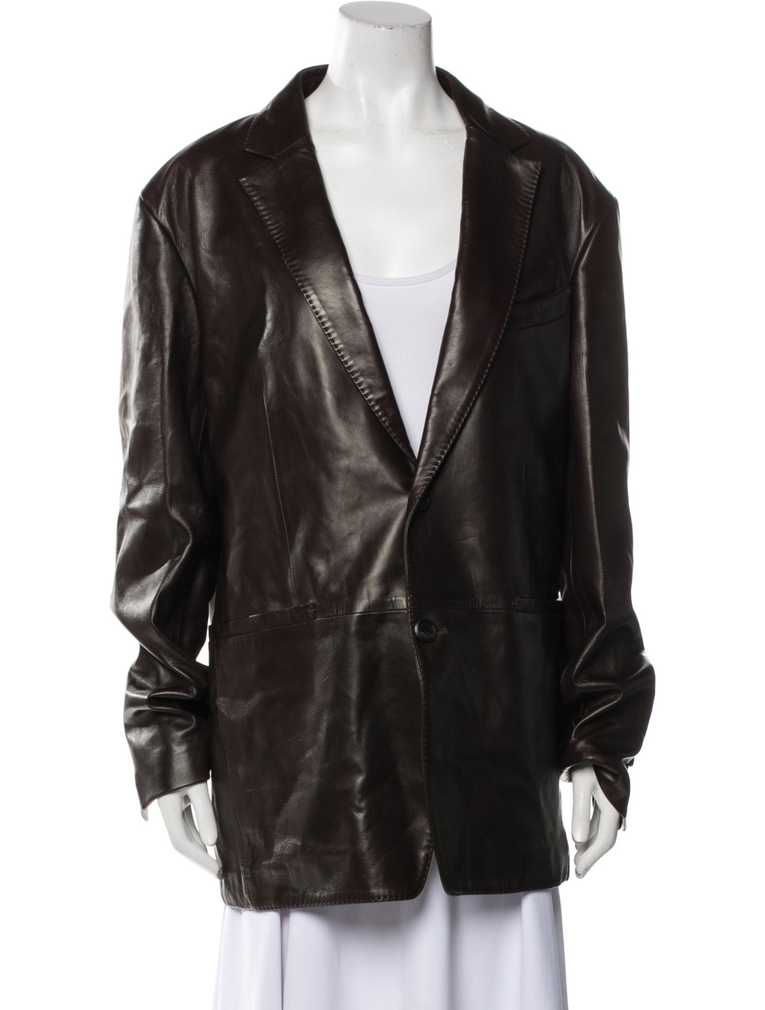 Salvatore Ferragamo Lamb Leather Jacket - Jackets, Clothing | The RealReal