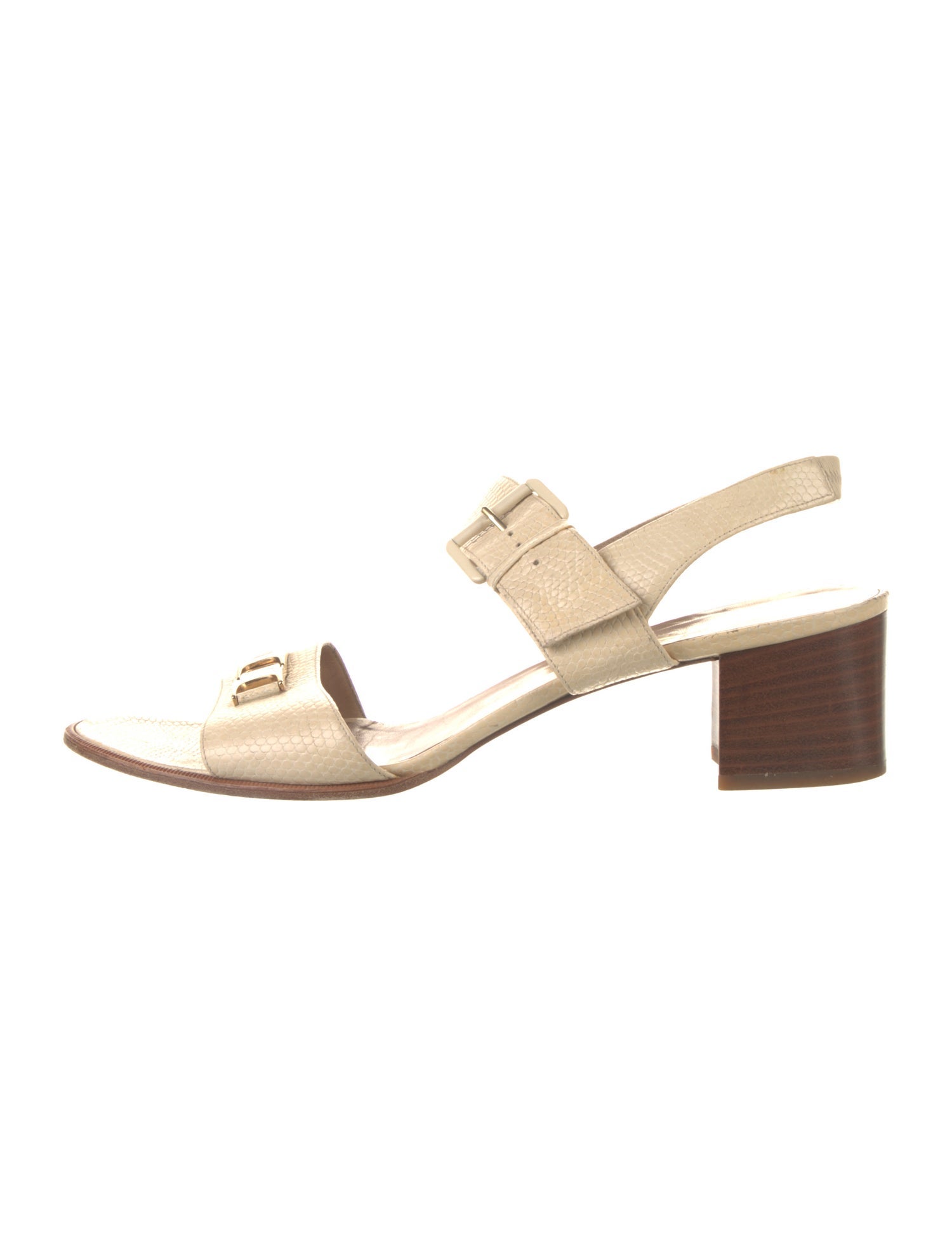 Salvatore Ferragamo Lizard Sandals - Neutrals Sandals, Shoes ...