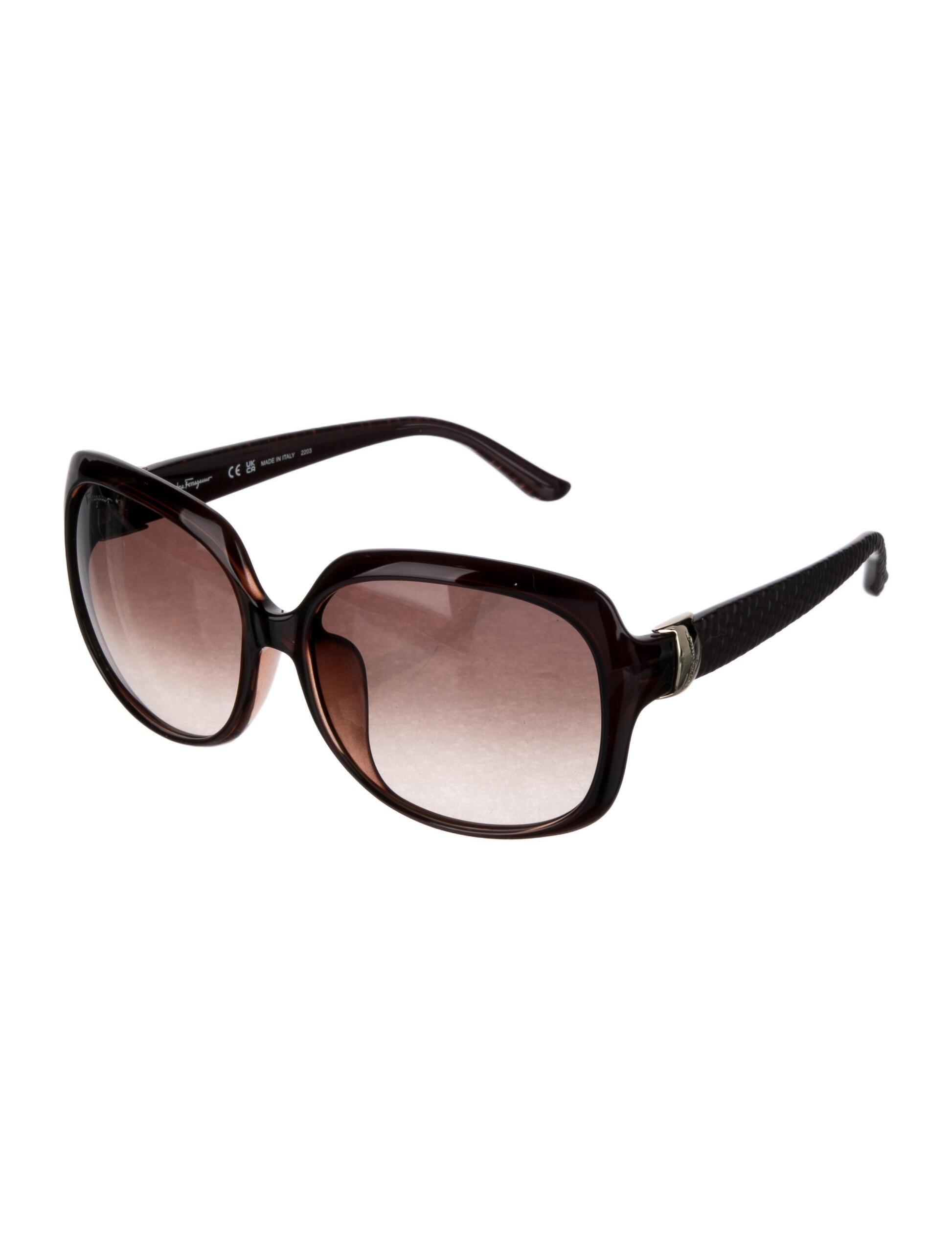 Fendi Square Gradient Sunglasses - Burgundy Sunglasses, Accessories ...