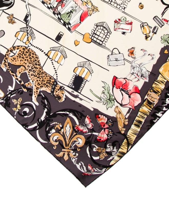 Hermès Toucans De Paradis Silk Shawl - Blue Scarves and Shawls, Accessories - HER681972 | The ...