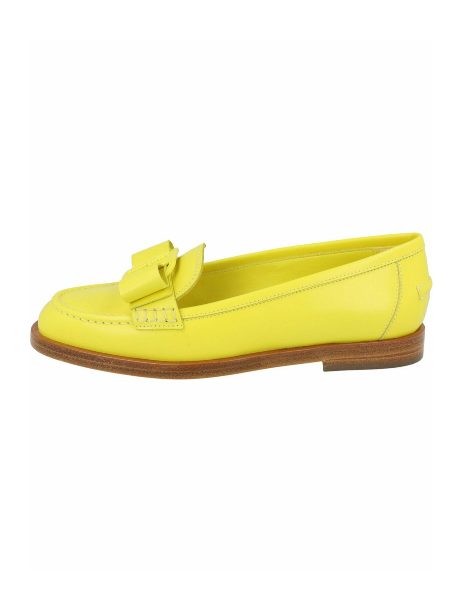 Salvatore Ferragamo Vara Calf Leather Bow Accent Loafers w/ Tags ...