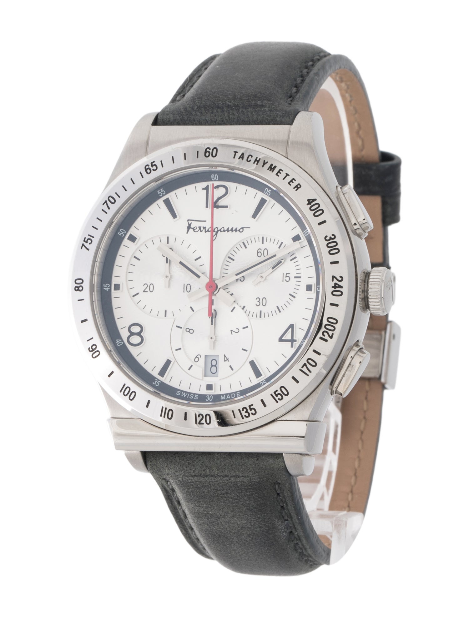 Salvatore Ferragamo 1898 Chrono Watch - SFDK00619 | The RealReal