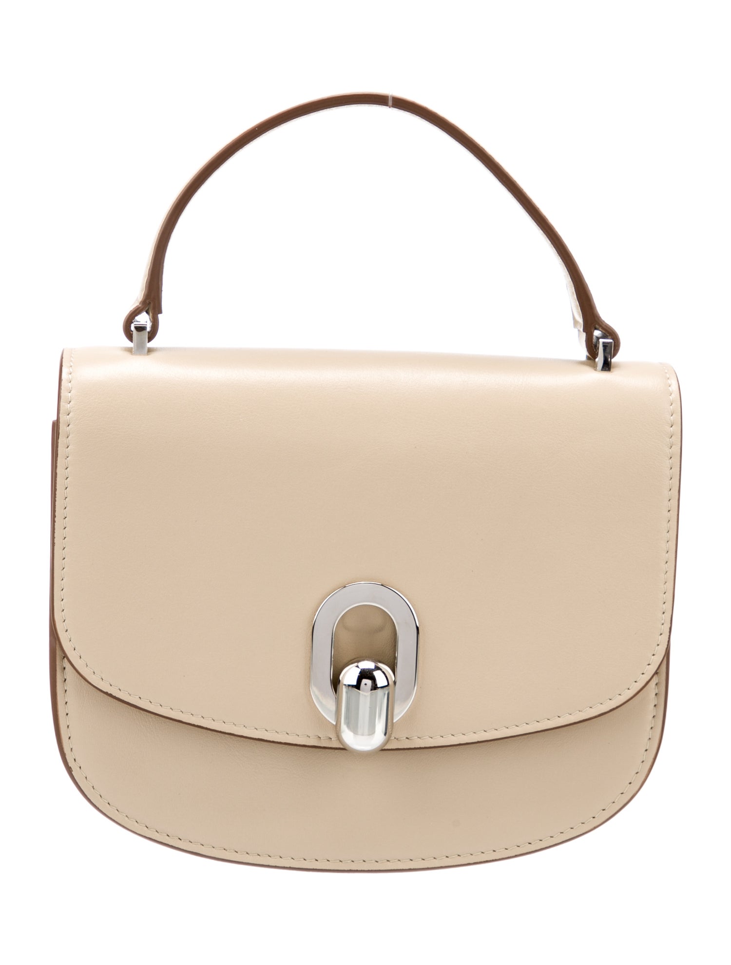 Savette Leather Handle Bag - Neutrals Handle Bags, Handbags ...