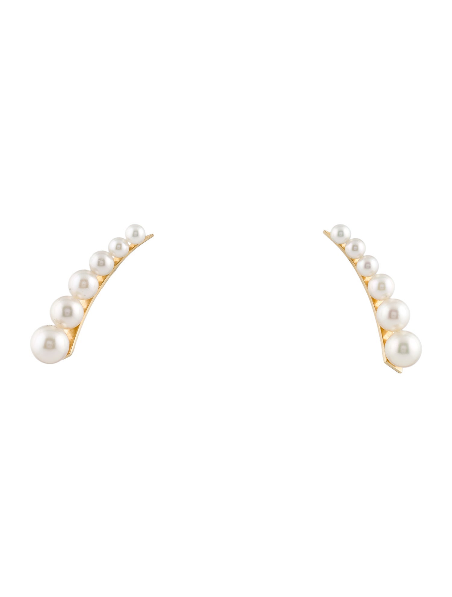 Anna Sheffield 14K Diamond Serpent Ear Climber - Gold, 14K Yellow Gold ...