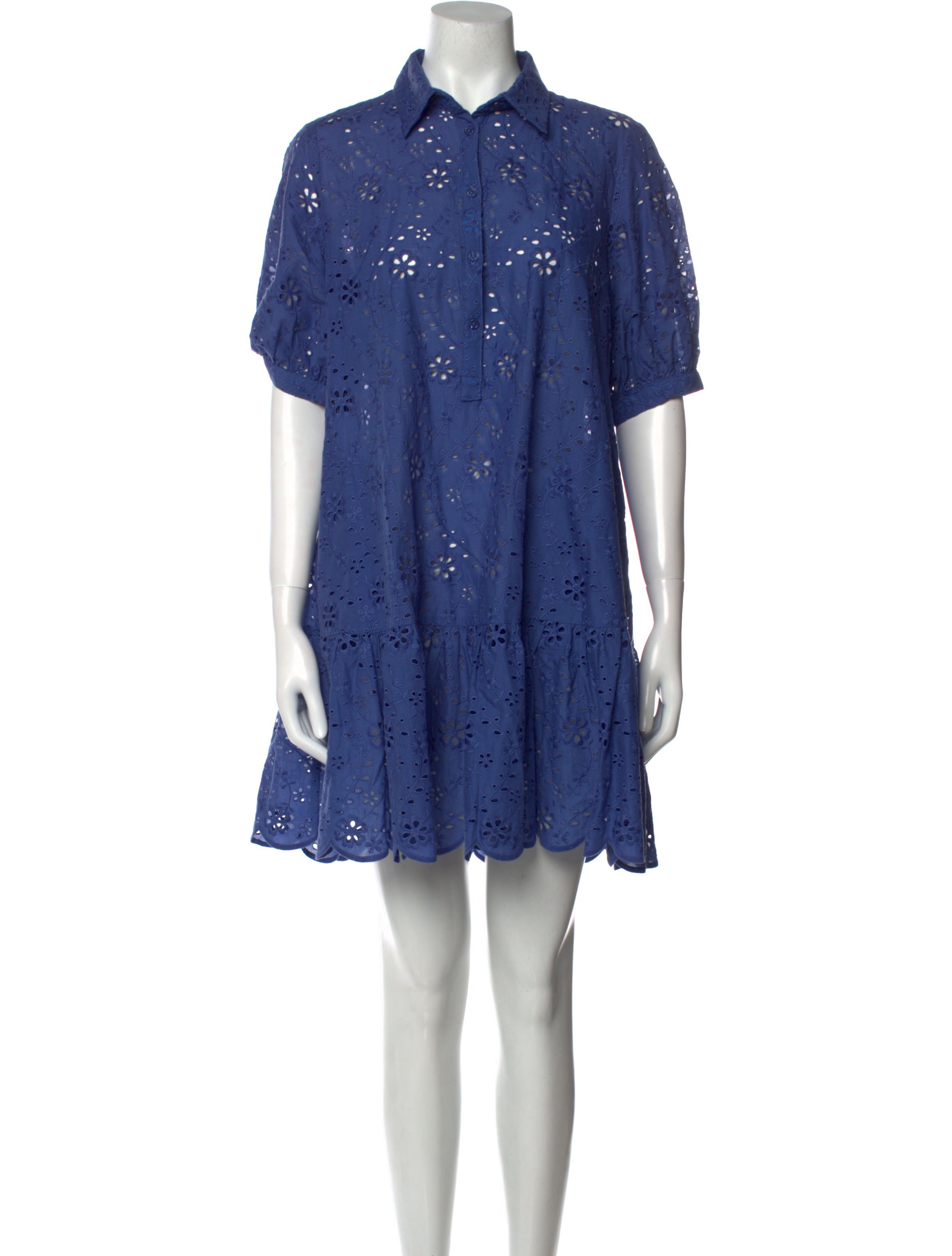 Scanlan Theodore Mini Dress - Blue Dresses, Clothing - SCTHE23477 | The ...