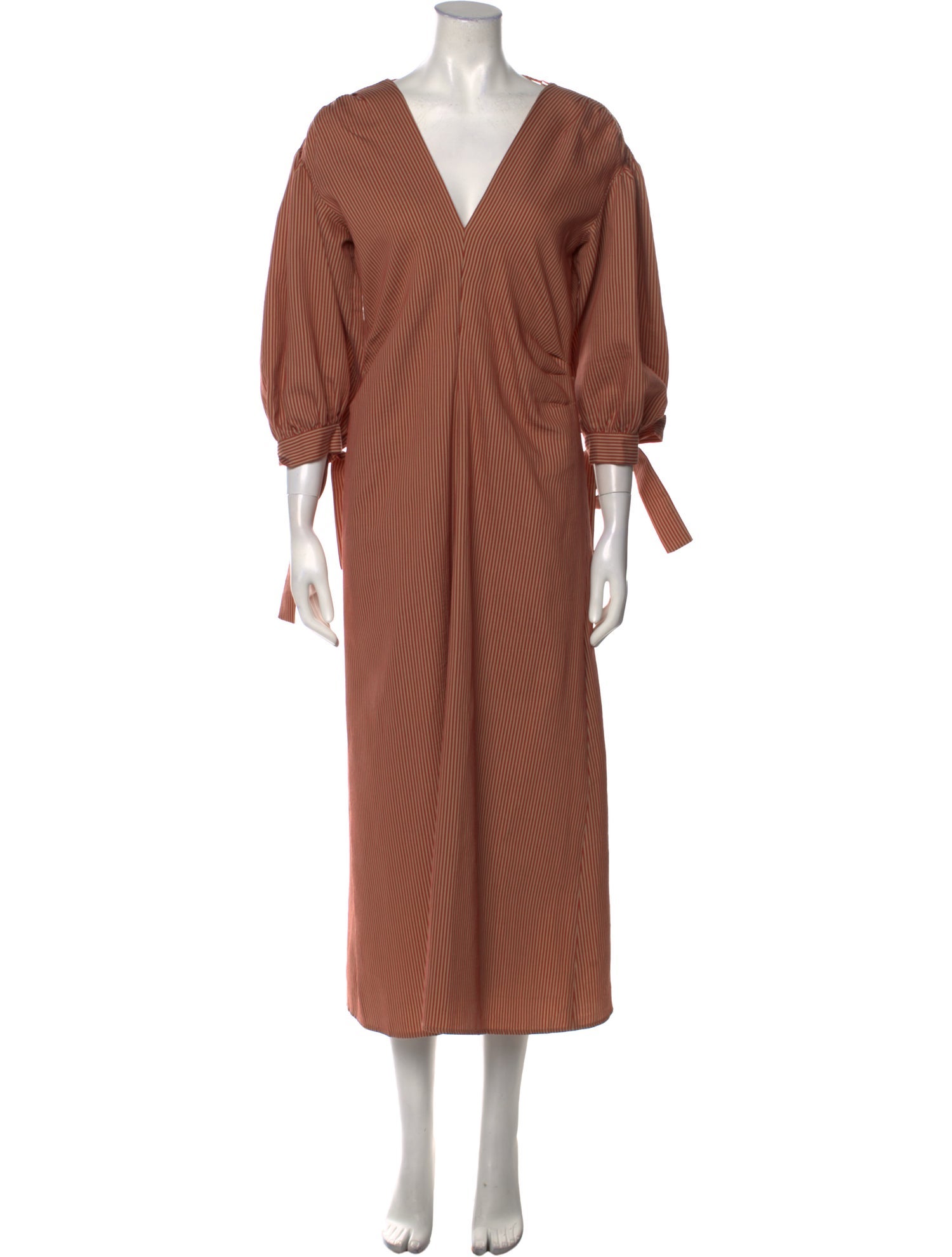 Scanlan Theodore V-Neck Long Dress w/ Tags - Red Dresses, Clothing ...