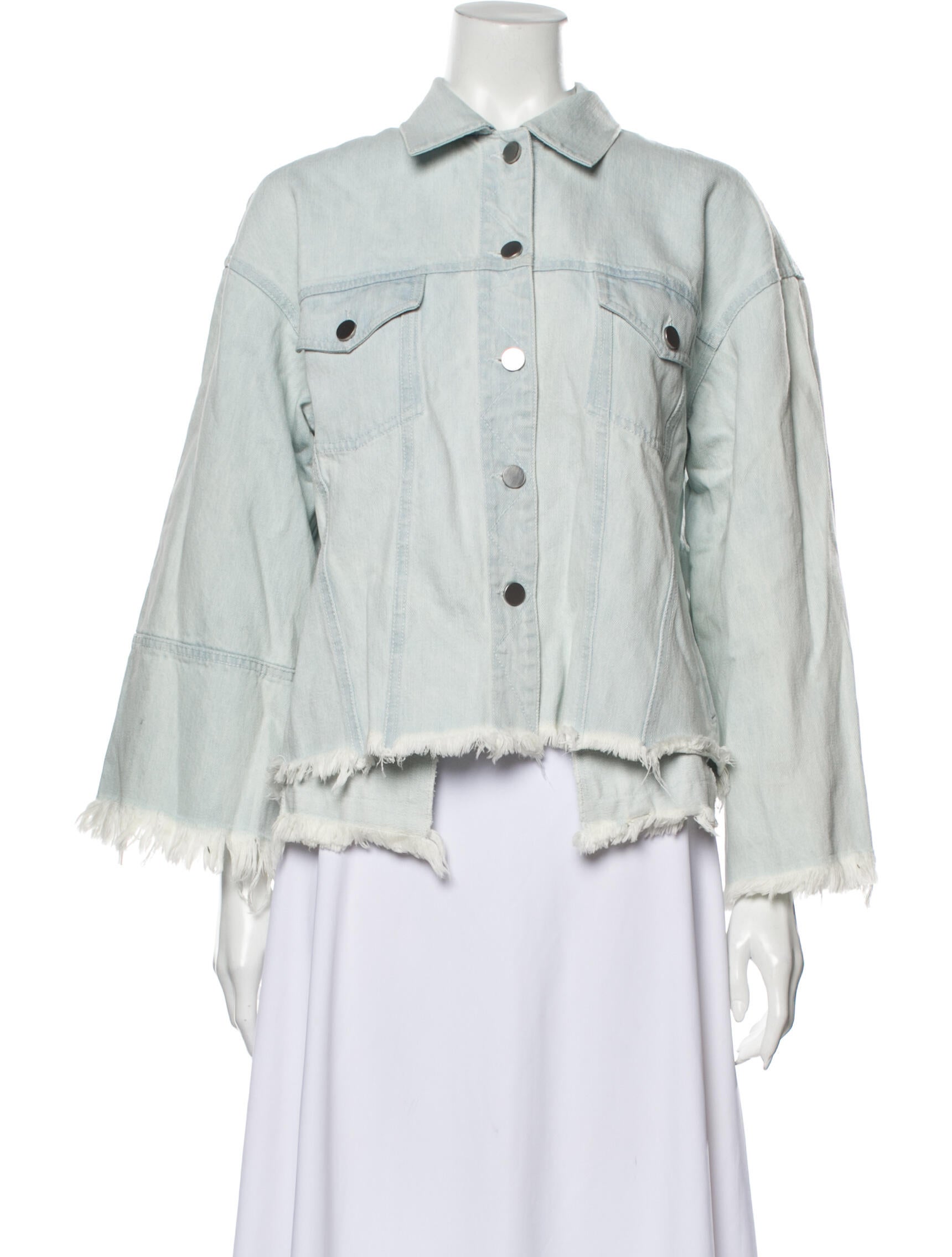 Sandy Liang Denim Jacket w/ Tags - Blue Jackets, Clothing - SDY21141 ...