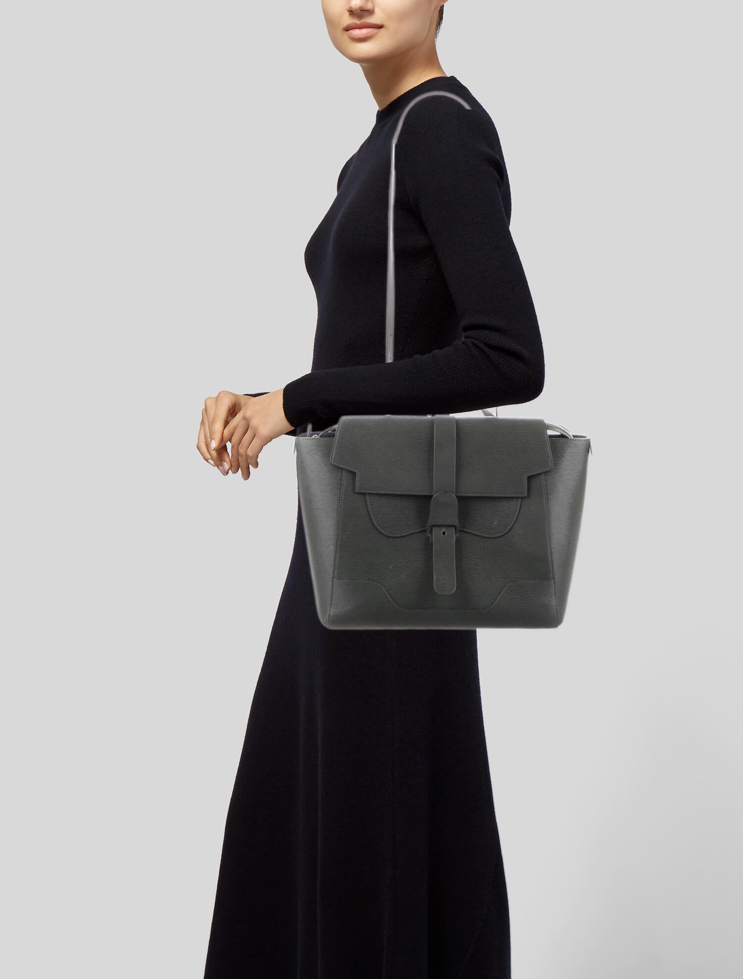 Senreve Leather Convertible Backpack - Green Backpacks, Handbags ...