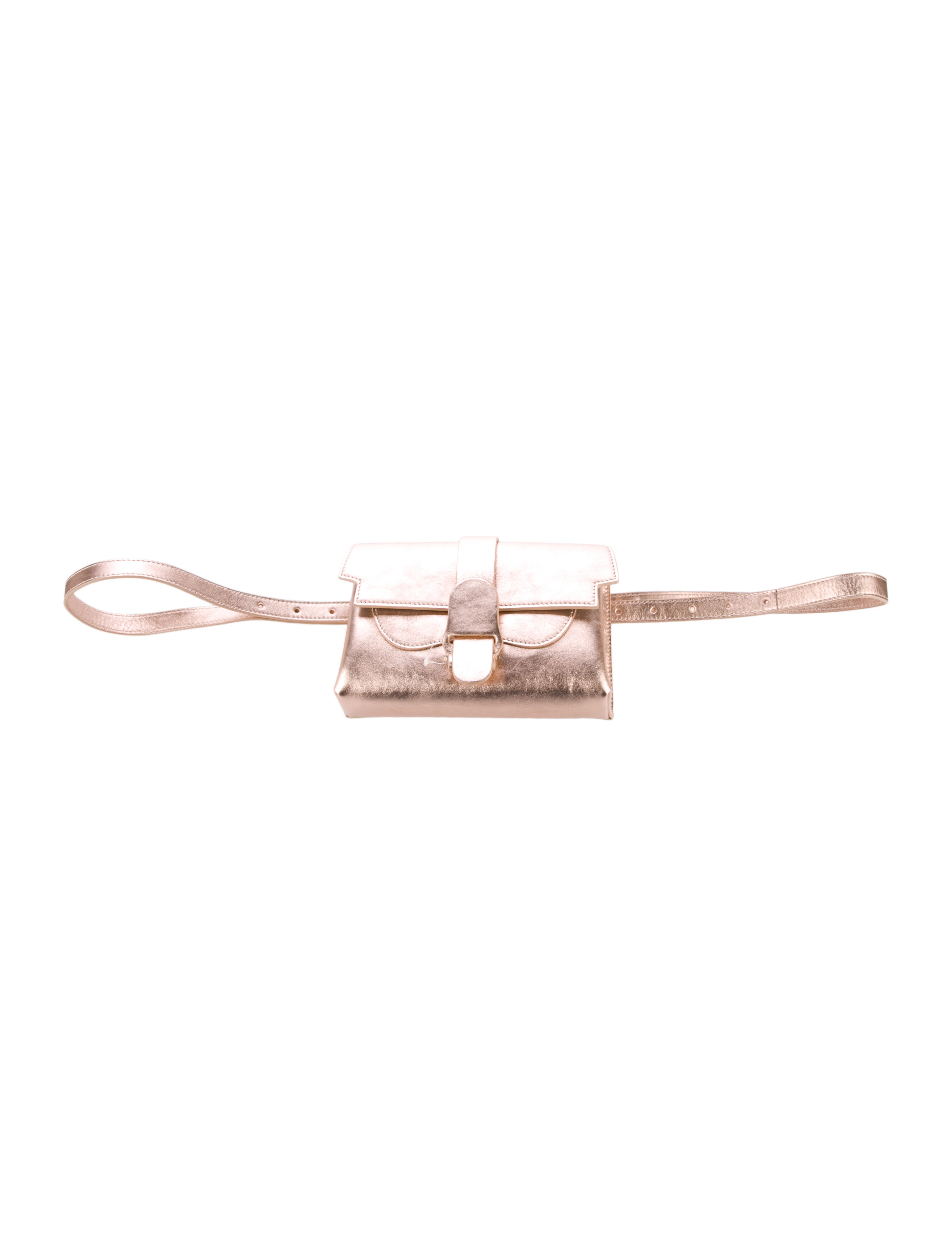 Senreve Metallic Leather Waist Bag - Metallic Waist Bags, Handbags ...