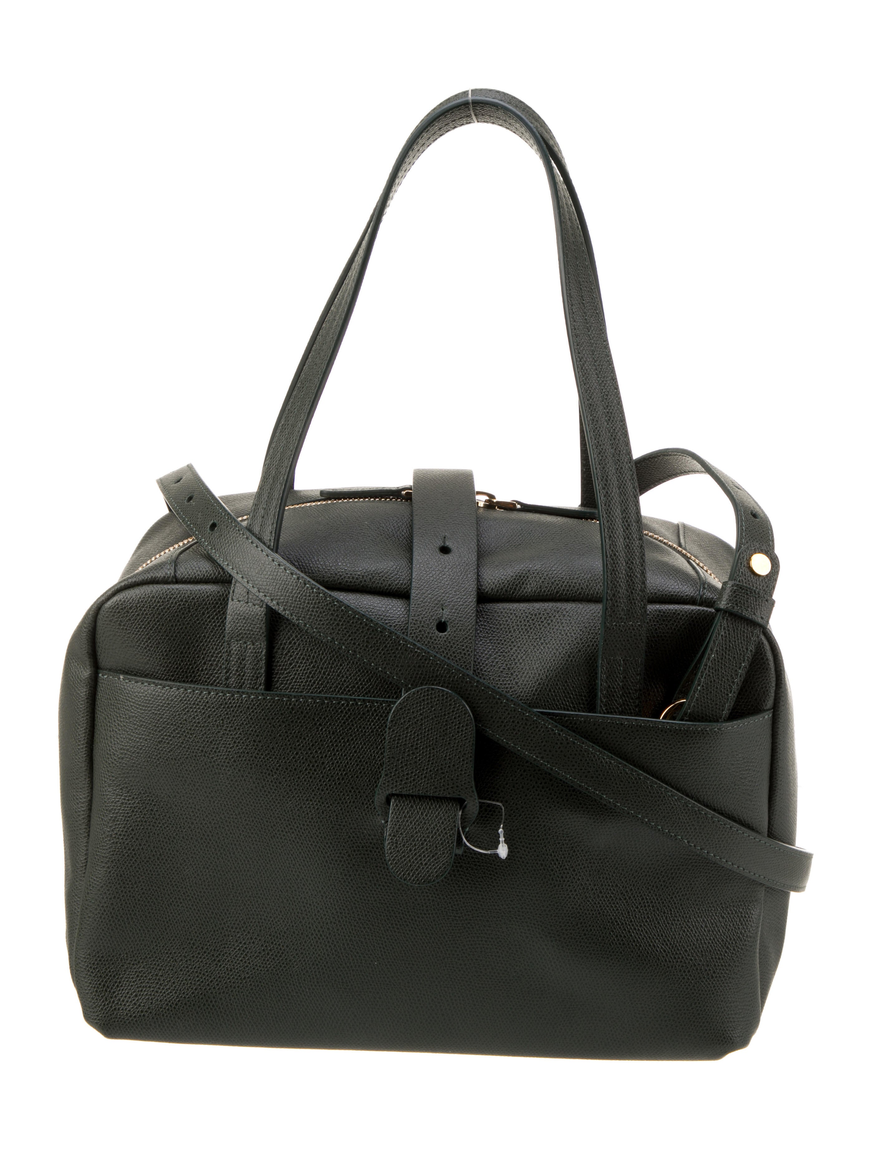 Senreve Leather Handle Bag - Green Shoulder Bags, Handbags - SENRE22713 ...