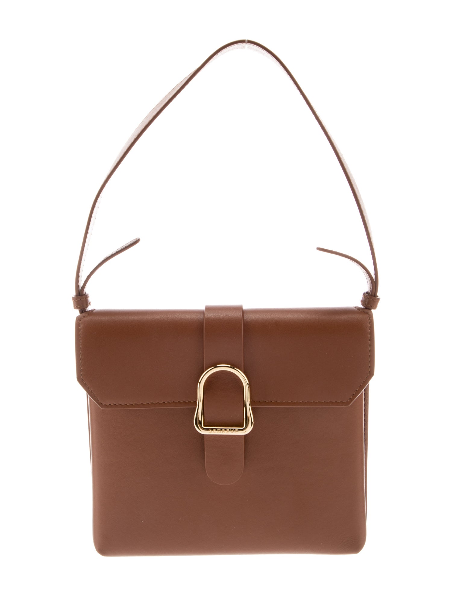 Senreve Leather Shoulder Bag - Brown Shoulder Bags, Handbags ...