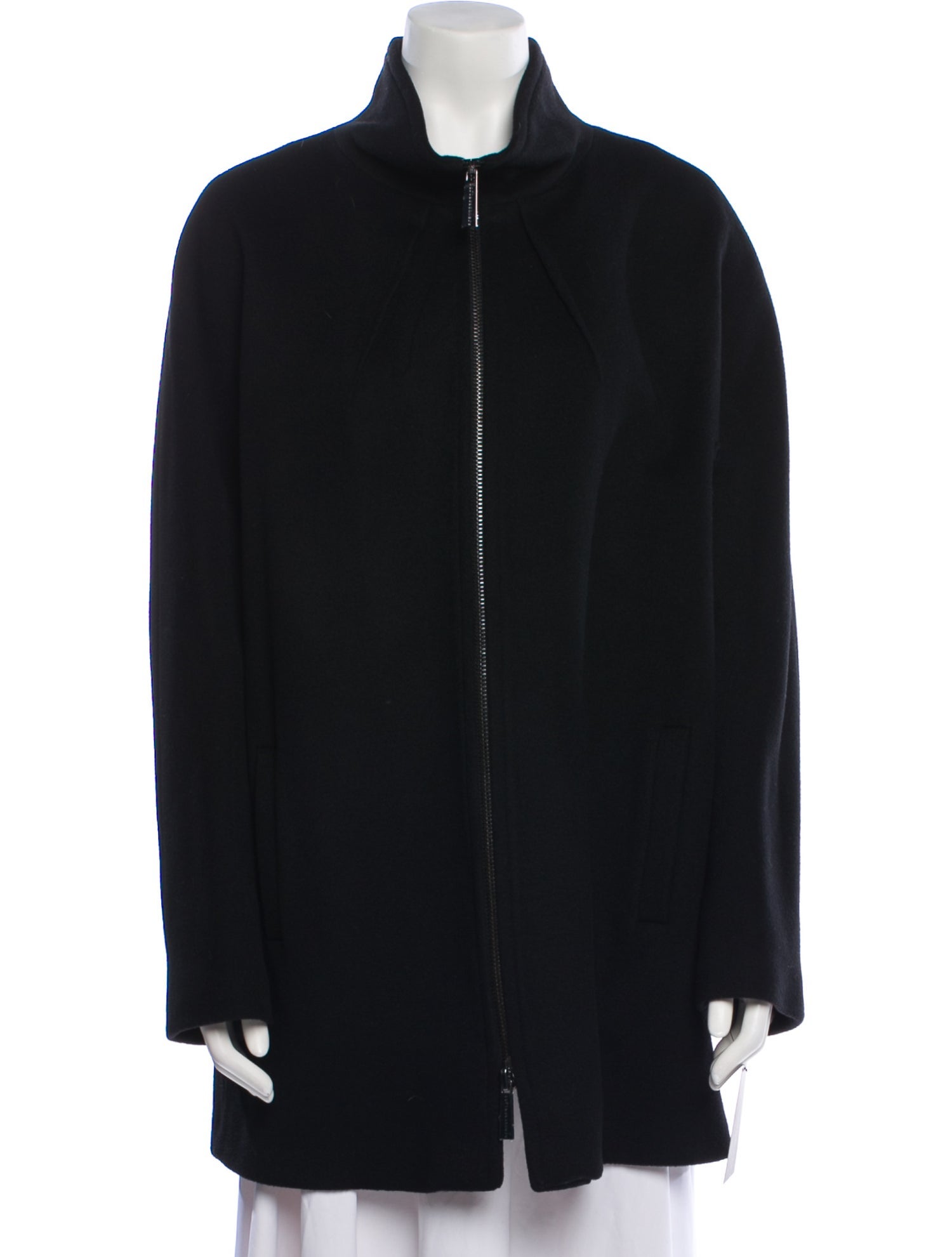 Sofia Cashmere Wool Coat w/ Tags - Black Coats, Clothing - SFC22142 ...