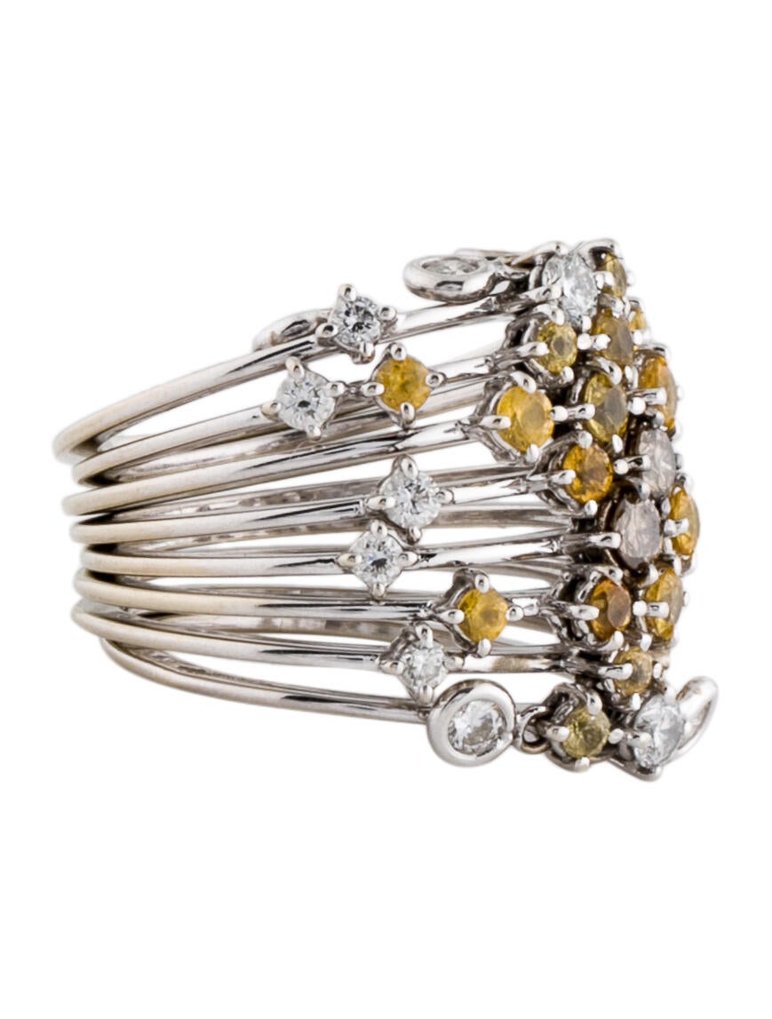 Staurino Fratelli 18K Sapphire & Diamond Stacking Cocktail Ring ...