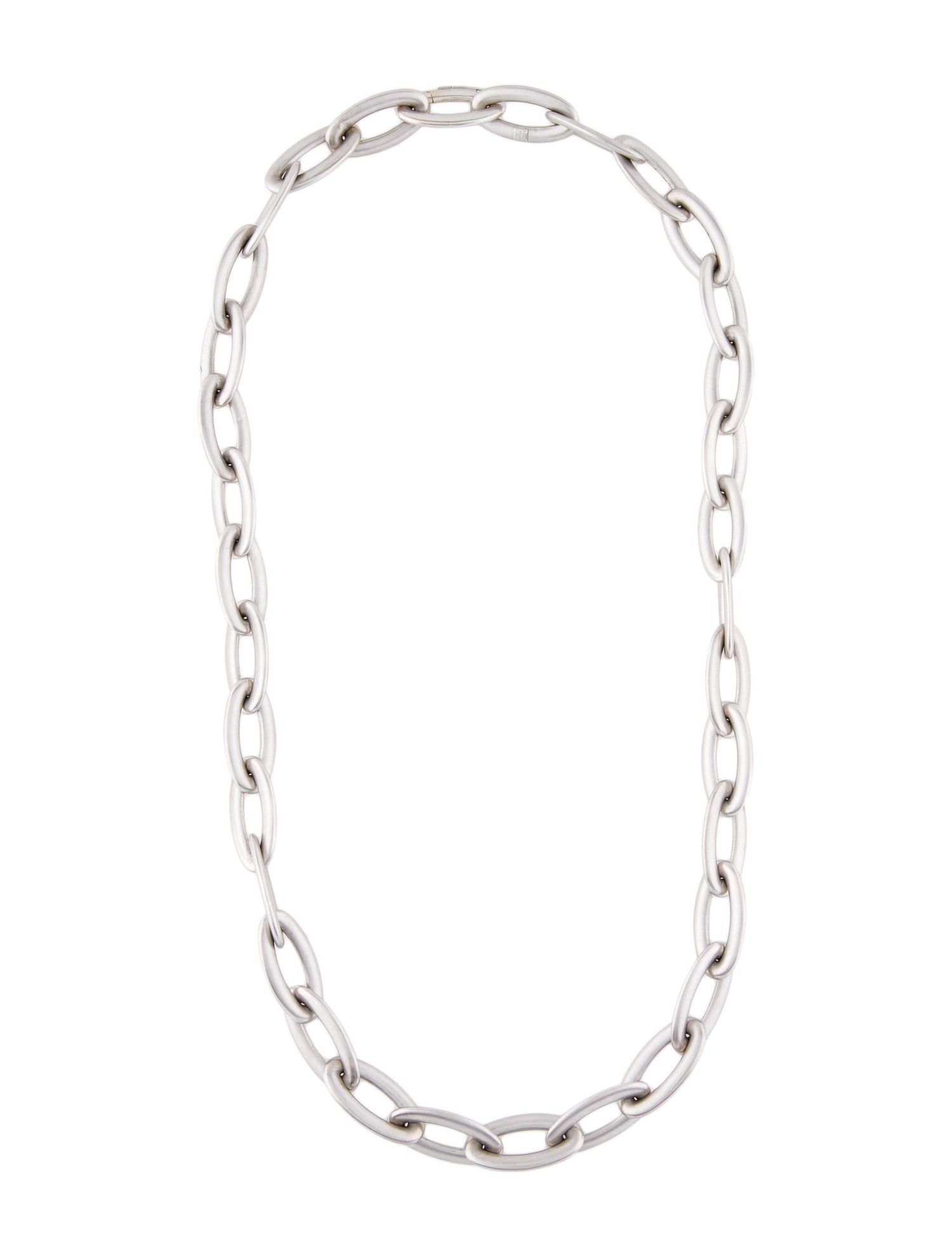 Sidney Garber 18K Tivoli Oval Link Chain - Rhodium-Plated 18K White ...